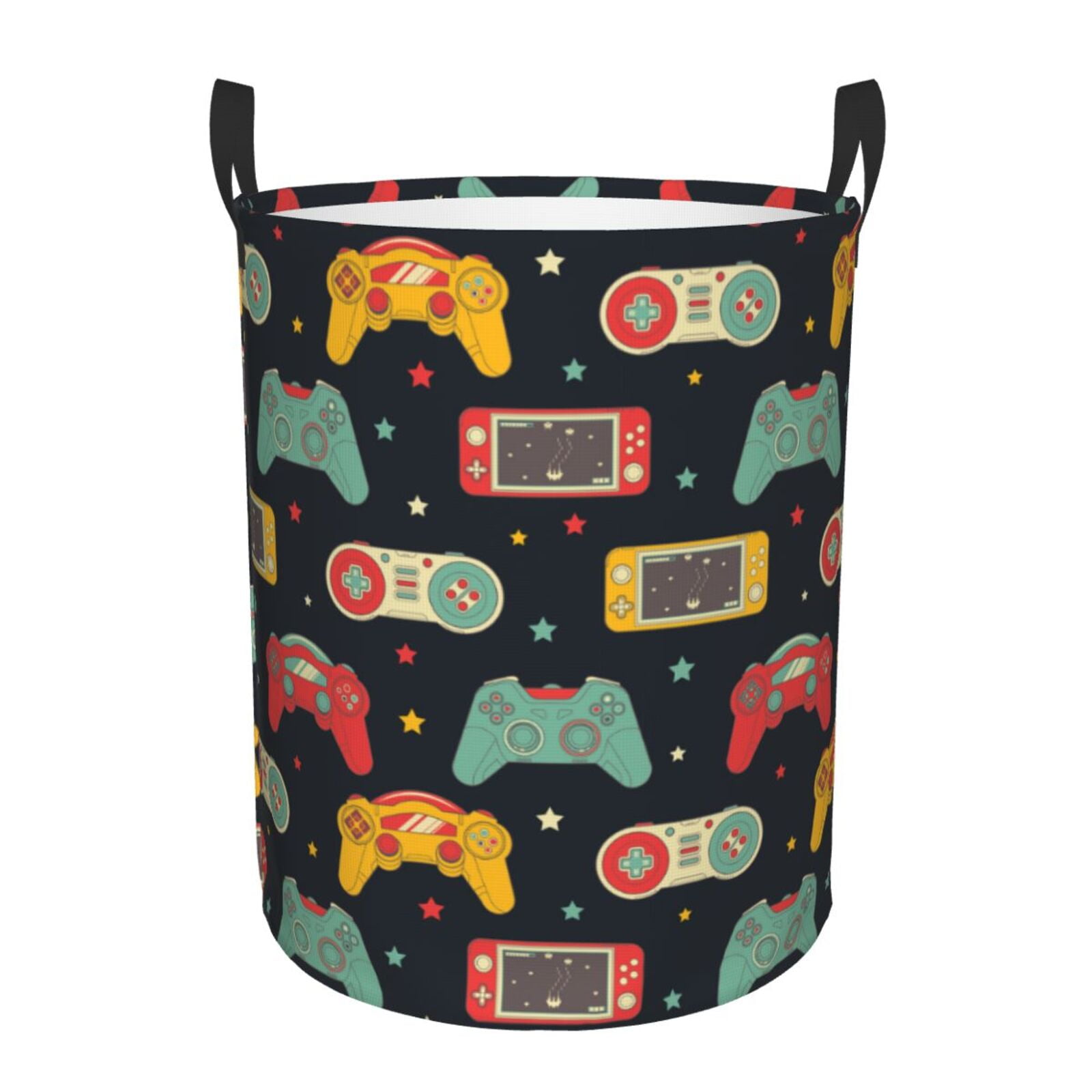 Bingfone Retro Video Game Waterproof Foldable Laundry Hamper Bucket ...