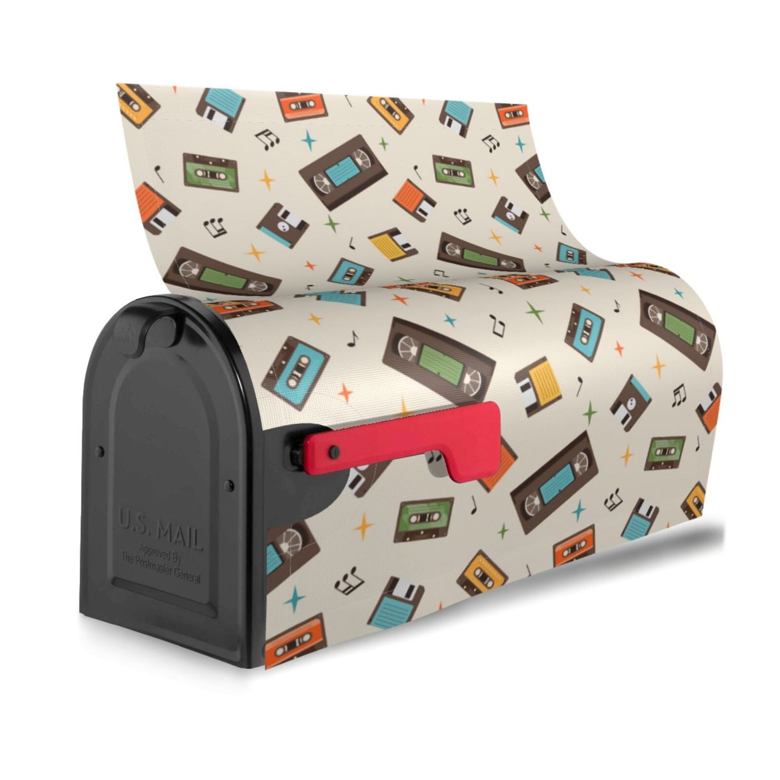 Bingfone Retro Vintage Tape Magnetic Mailbox Cover Standard Size for ...