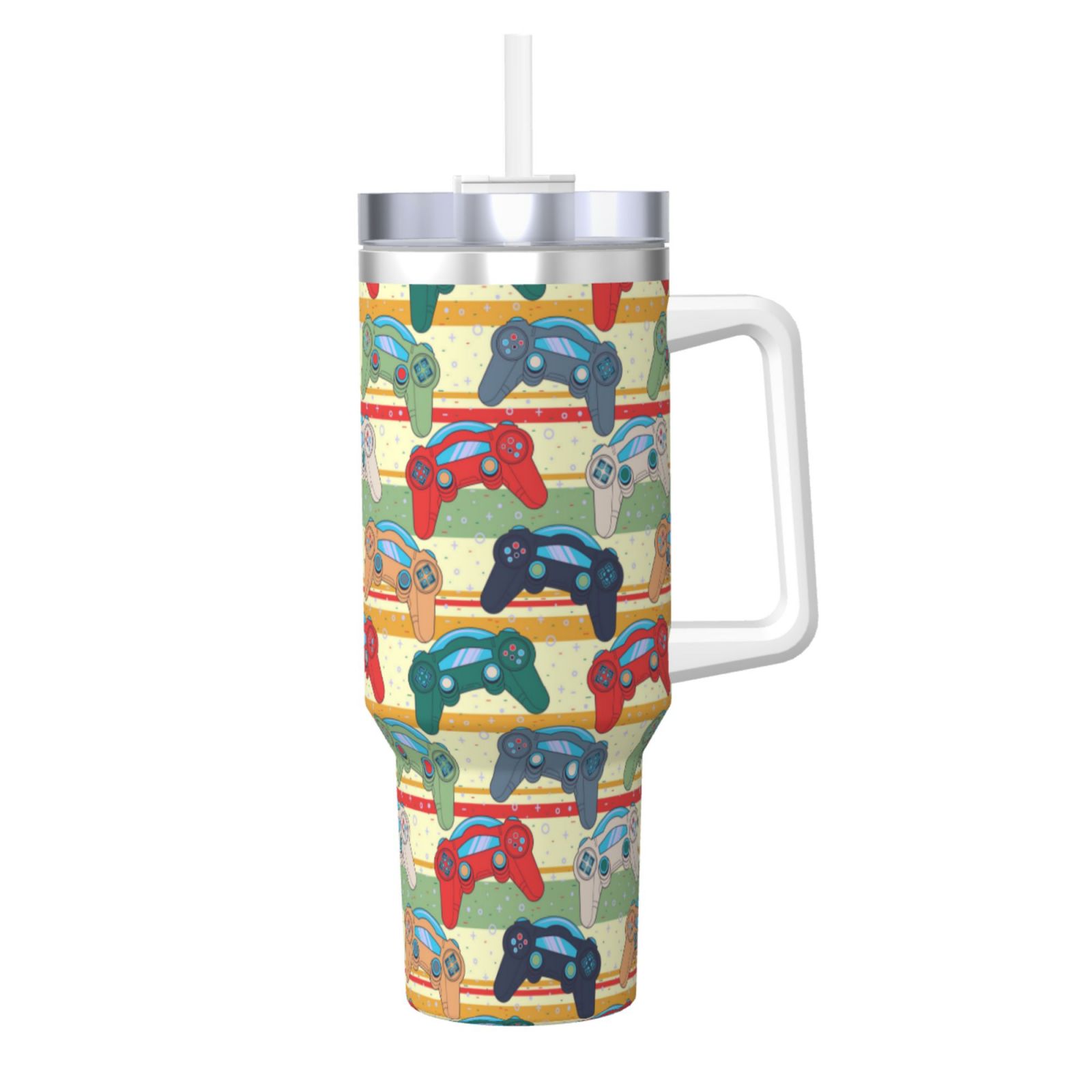 Bingfone Retro With Joysticks for 40 Oz Stainless Steel Travel Mug ...