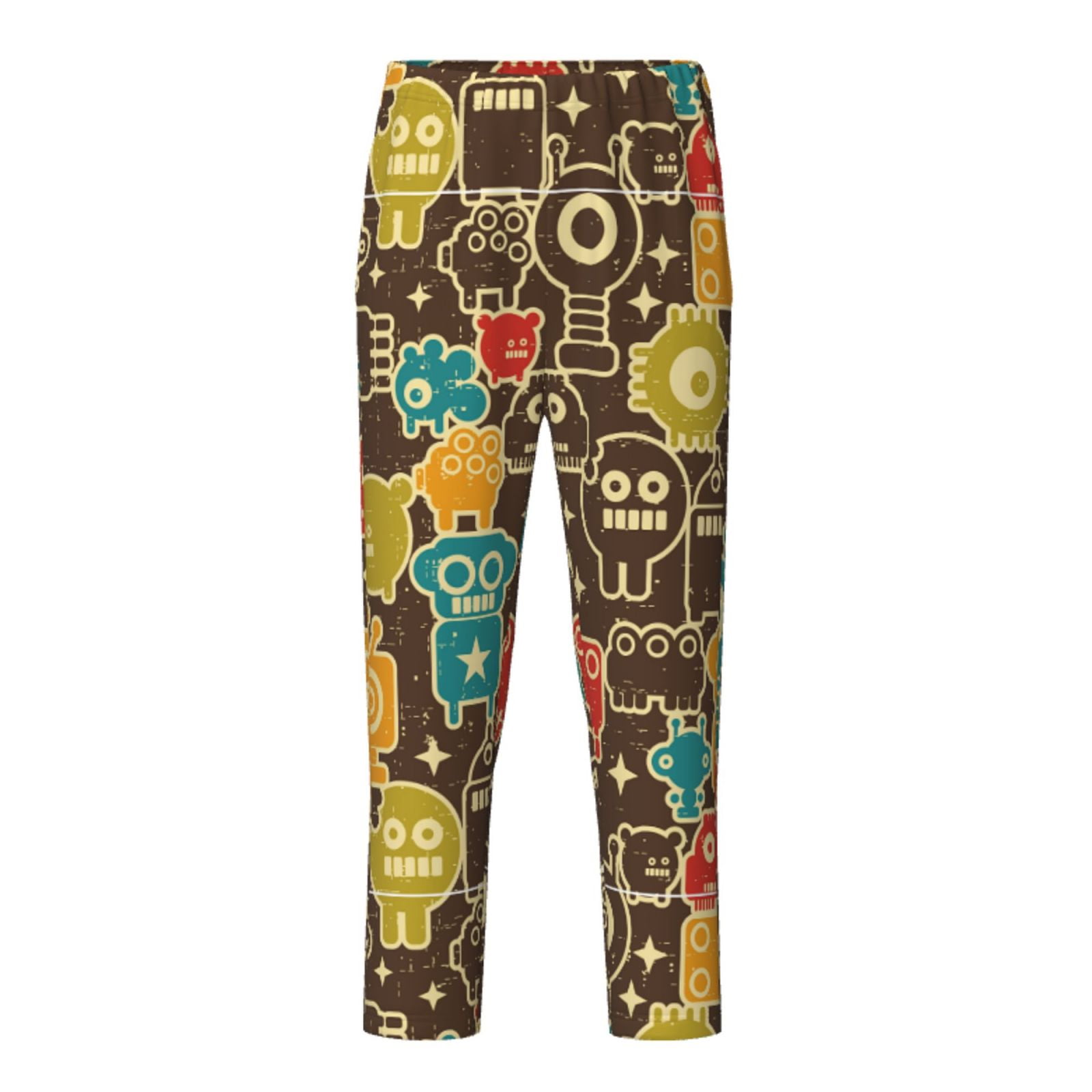 Bingfone Robot and Monsters Print Boys Girls Pajama Pants Lounge Pants ...