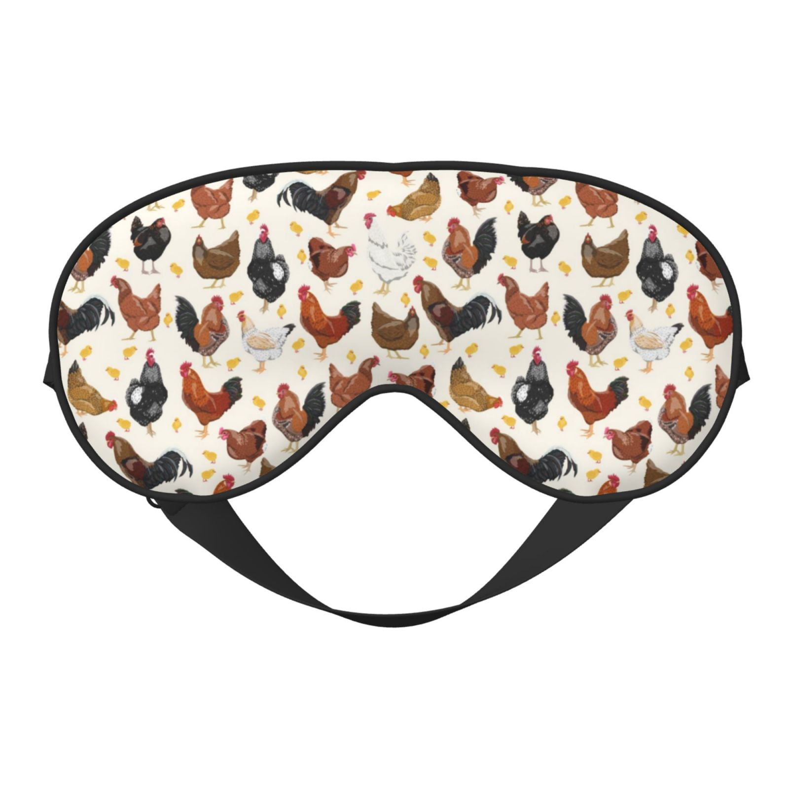 Bingfone Roosters and Chickens for Sleep Mask Eye Mask for Sleeping ...
