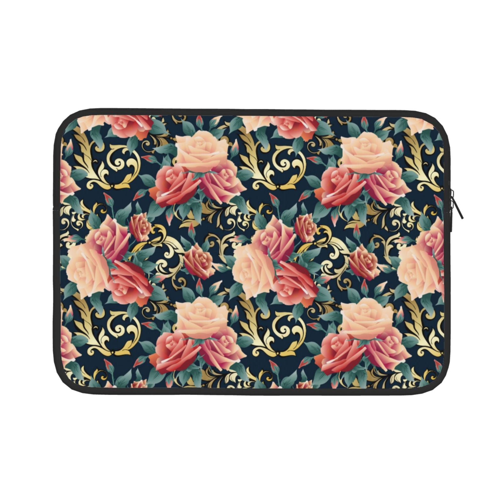 Bingfone Rose Flowers Laptop Sleeve Case 13 inch , 360° Protective ...