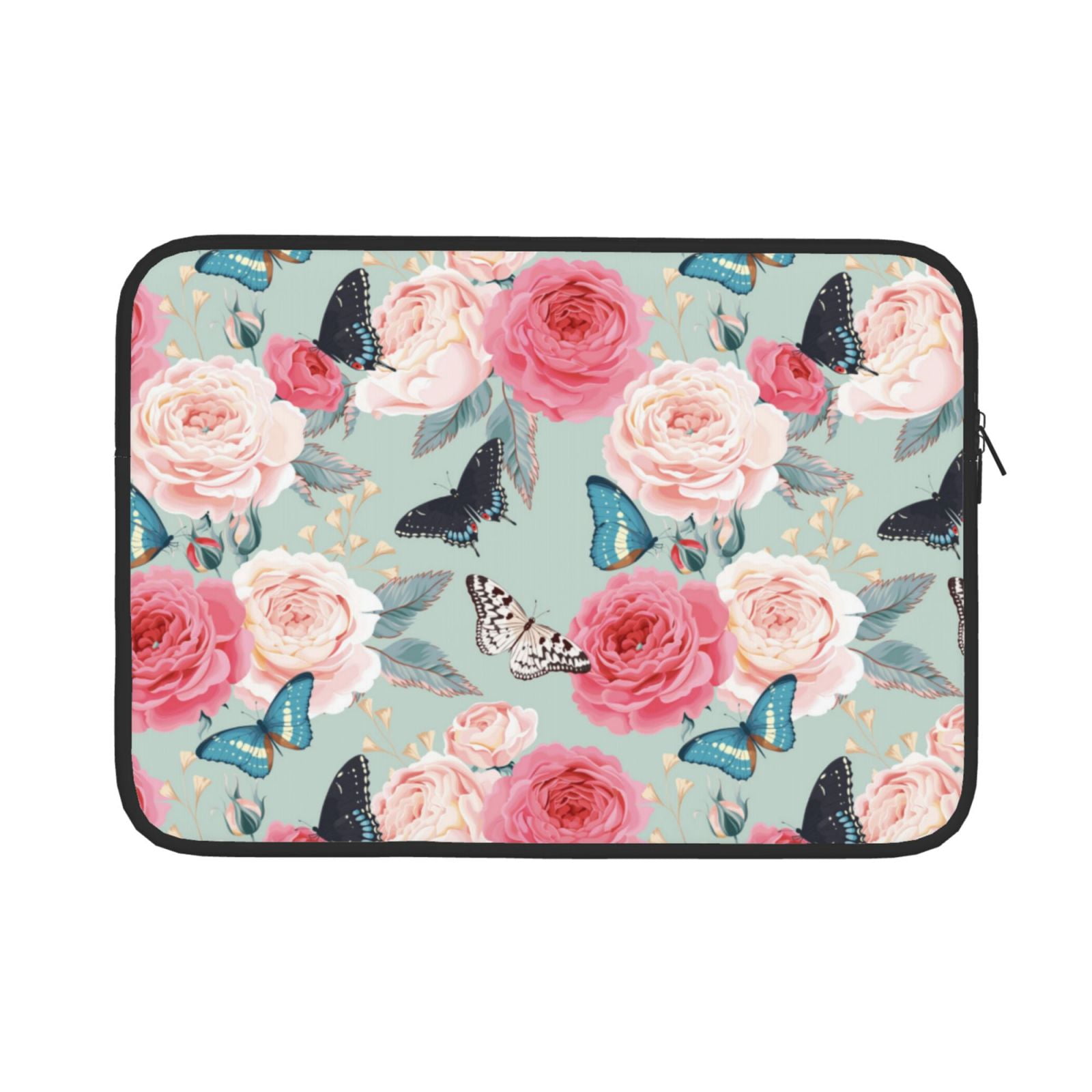 Bingfone Roses and Butterflies Laptop Sleeve Case 13 inch , 360 ...