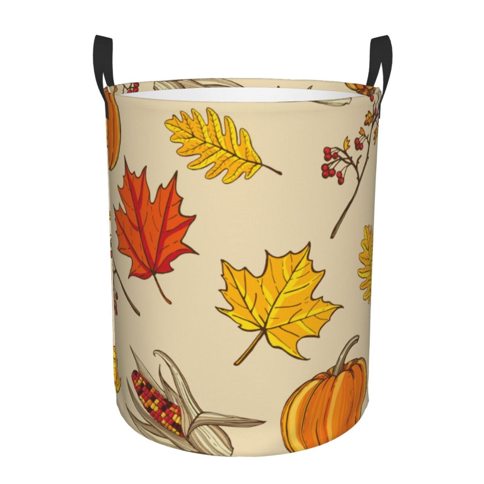 Bingfone Rustic Harvest Time Waterproof Foldable Laundry Hamper Bucket ...
