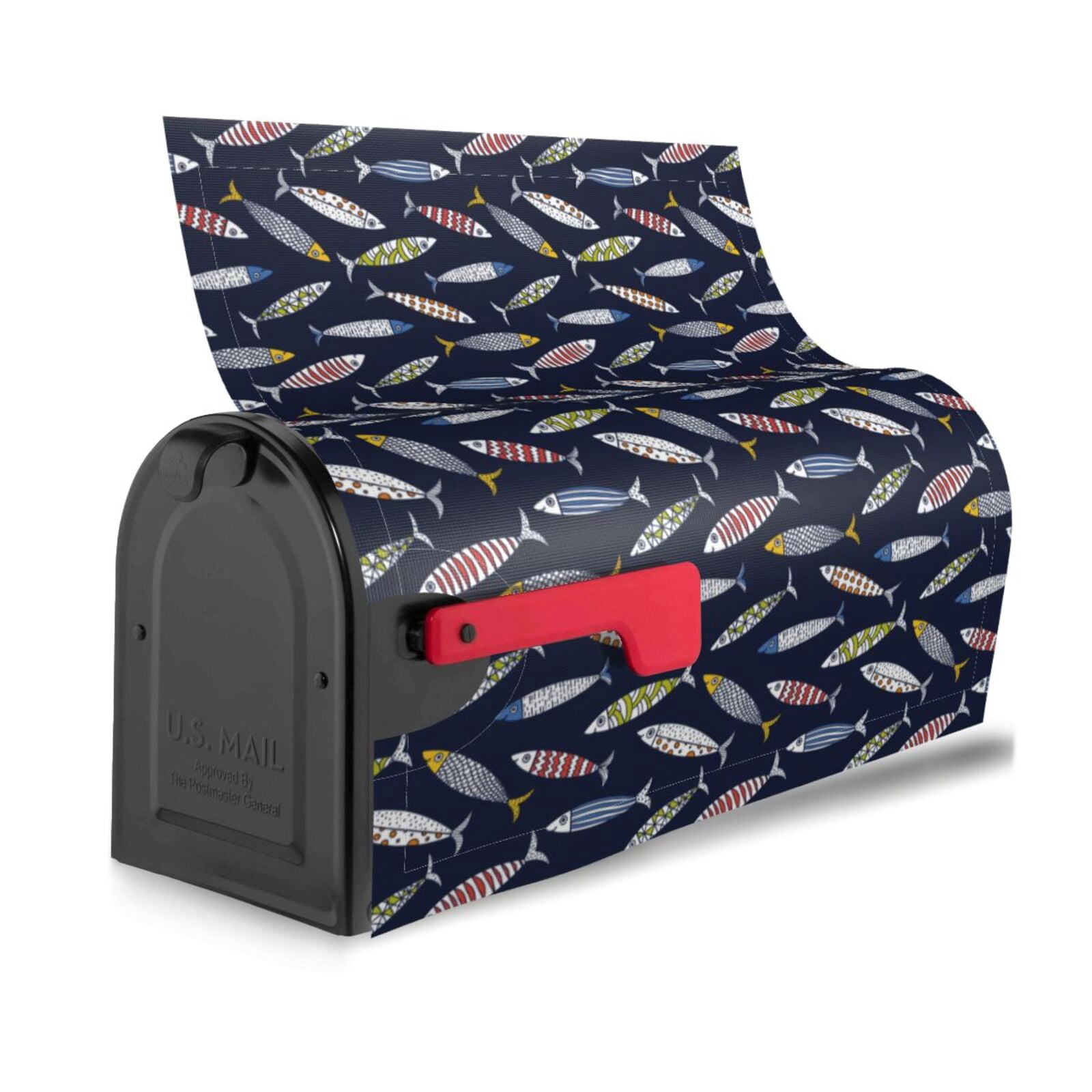 Bingfone Sardine Magnetic Mailbox Cover Standard Size for Garden Yard ...