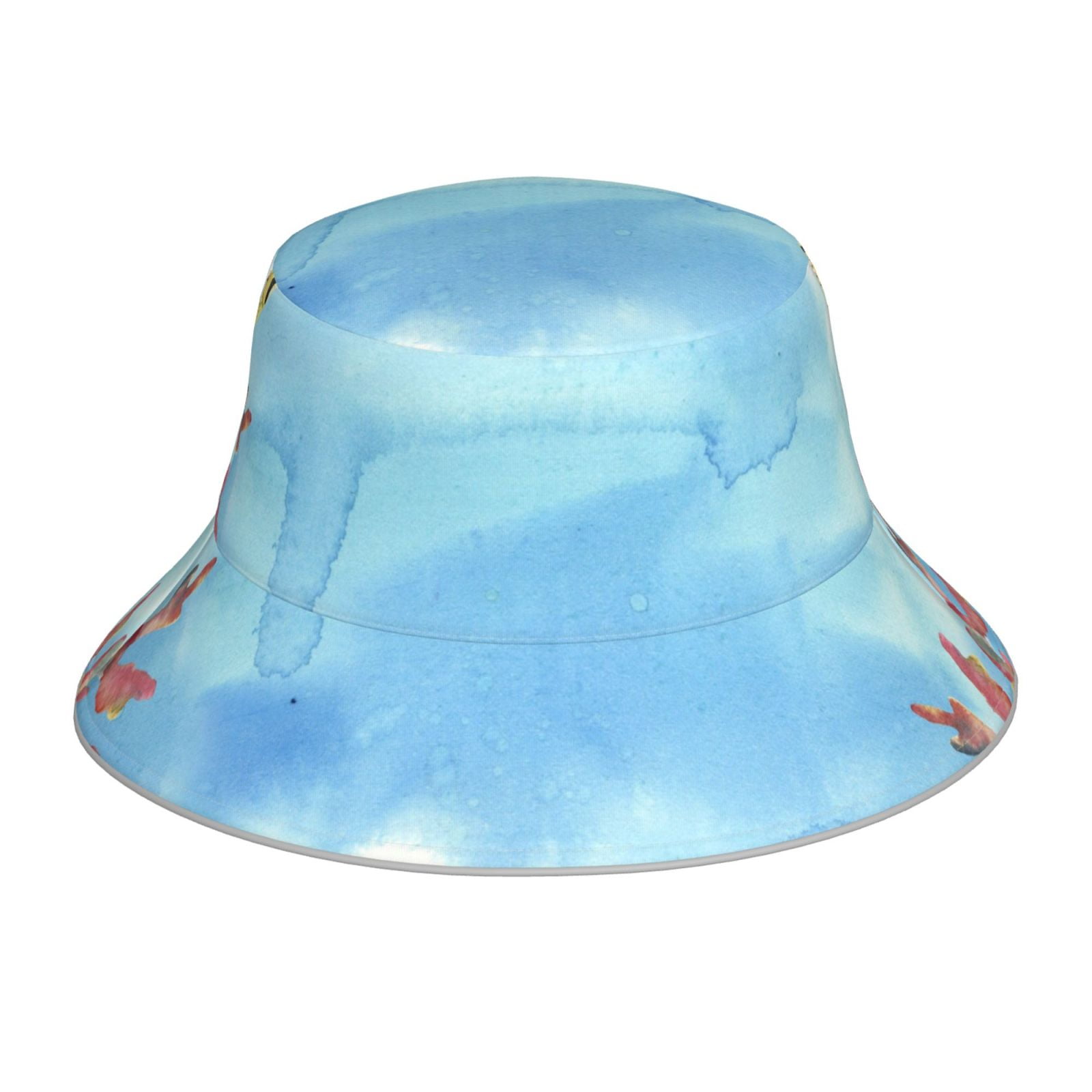 Bingfone Sea And Fish Bucket Hat For Men Women,Packable Reversible ...