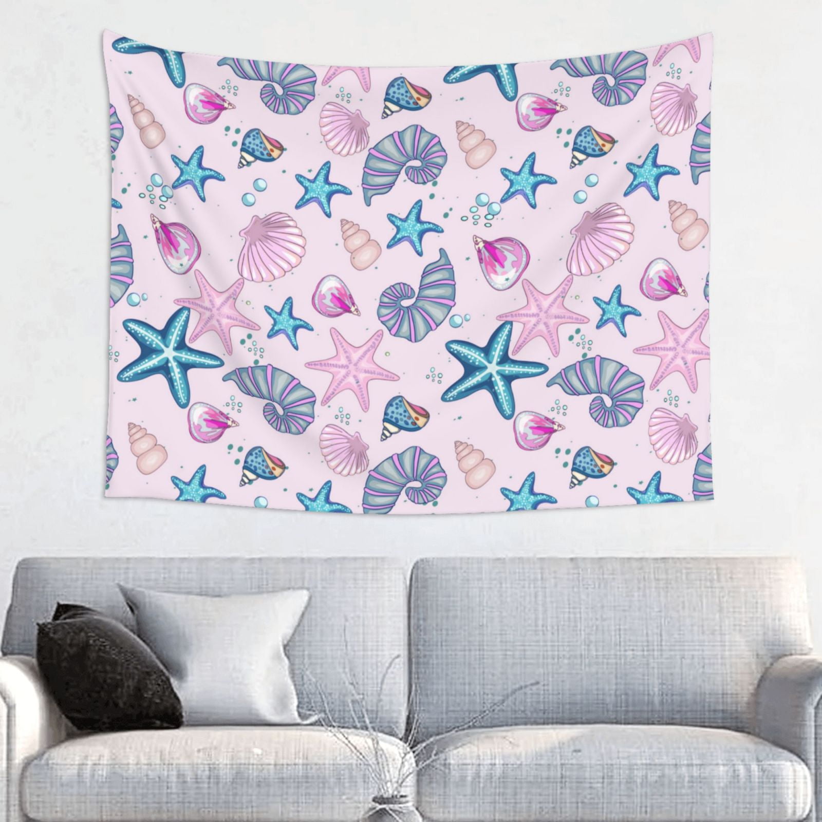 Bingfone Sea Shells 3 Tapestry Wall Hanging Decor for Living Room ...