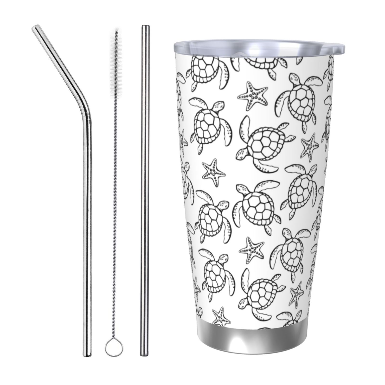 Bingfone Sea Turtle for 20 Oz Stainless Steel Travel Mug Double Wall ...