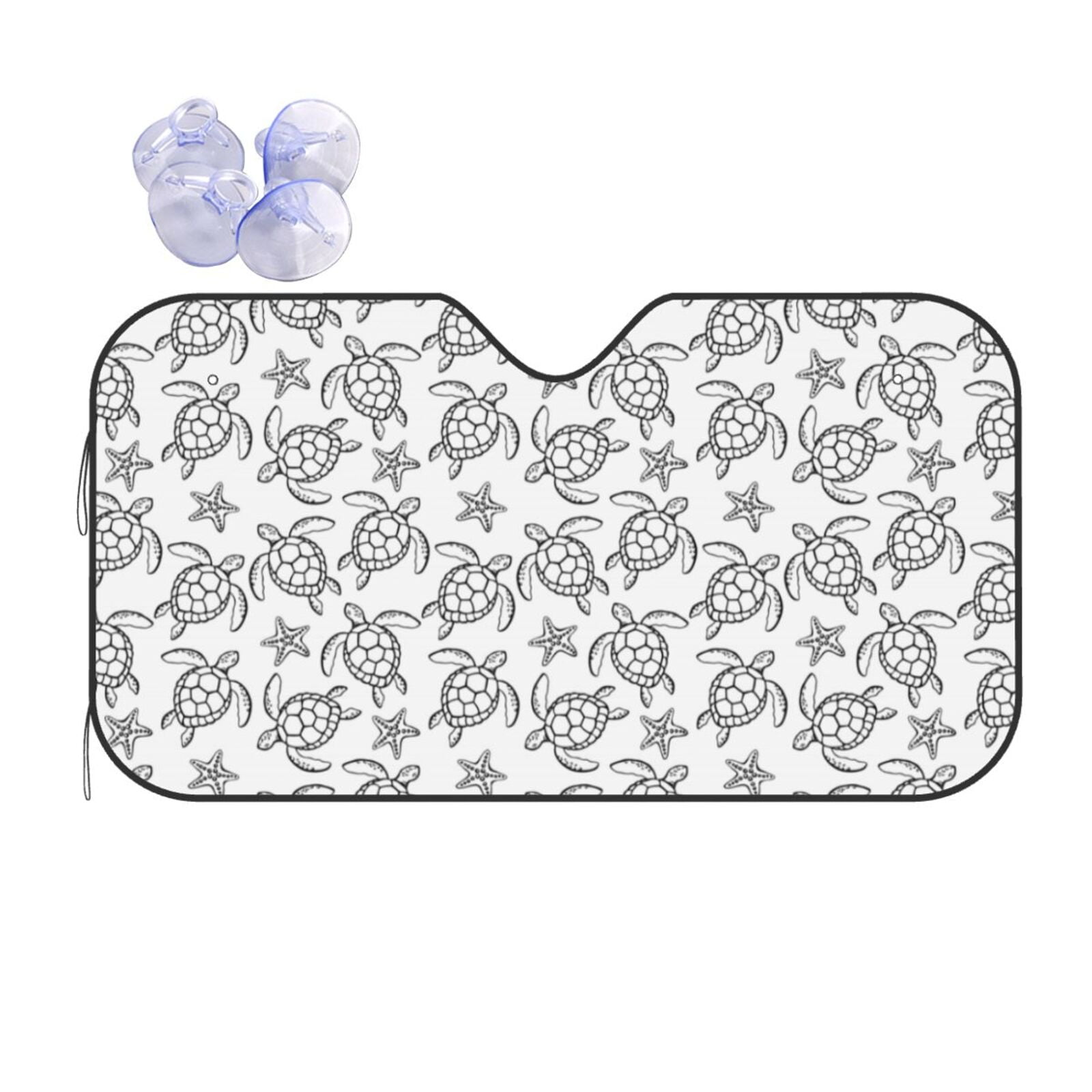 Bingfone Sea Turtle Car Windshield Sun Shade Protector Keep Your ...