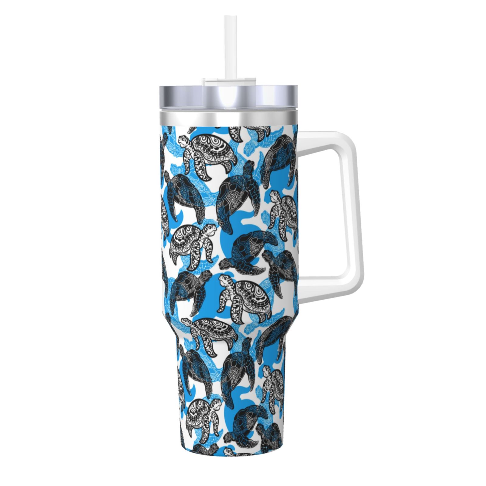 Bingfone Sea Turtle Life for 40 Oz Stainless Steel Travel Mug Double ...