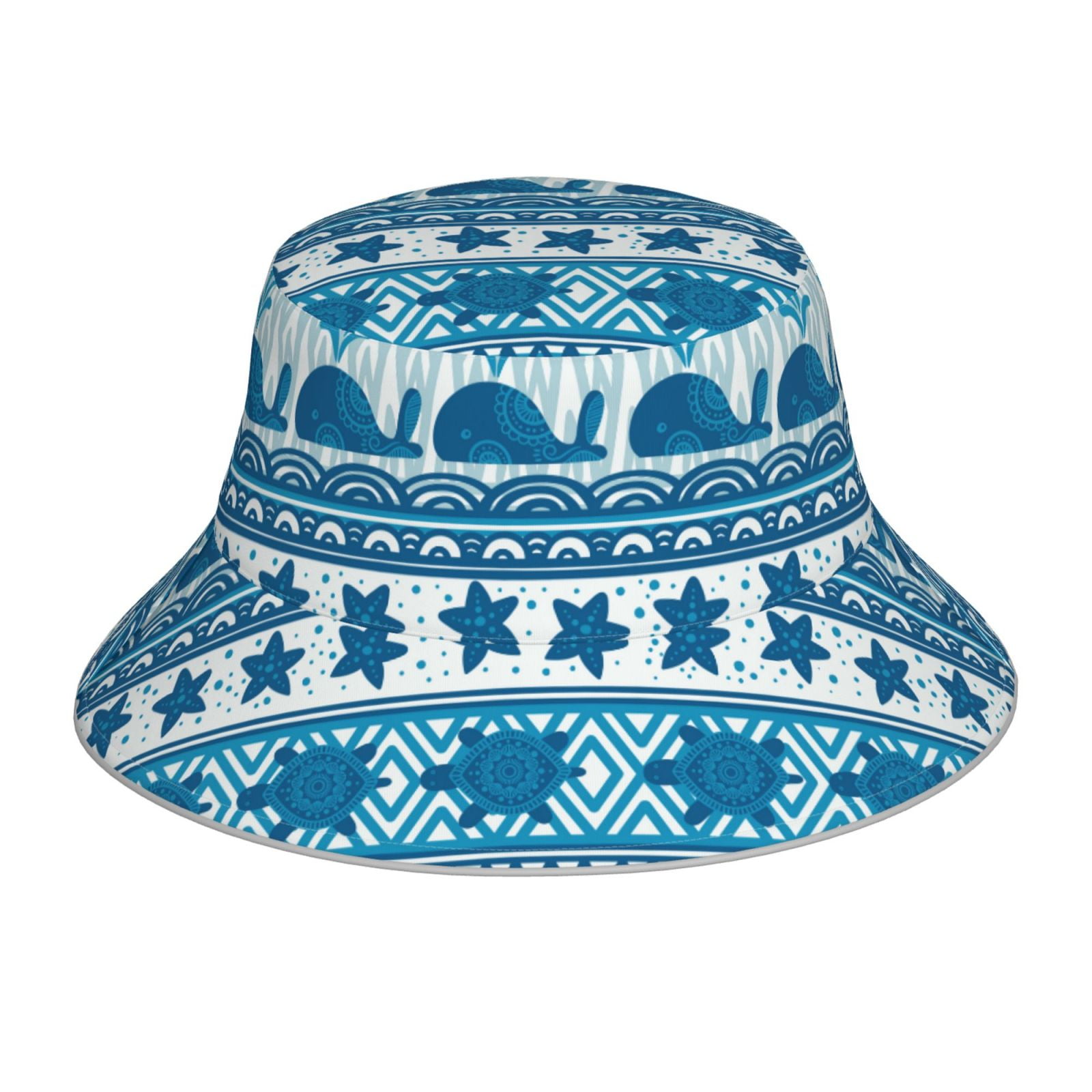 Bingfone Sea Underwater Animals Bucket Hat For Men Women,Packable ...