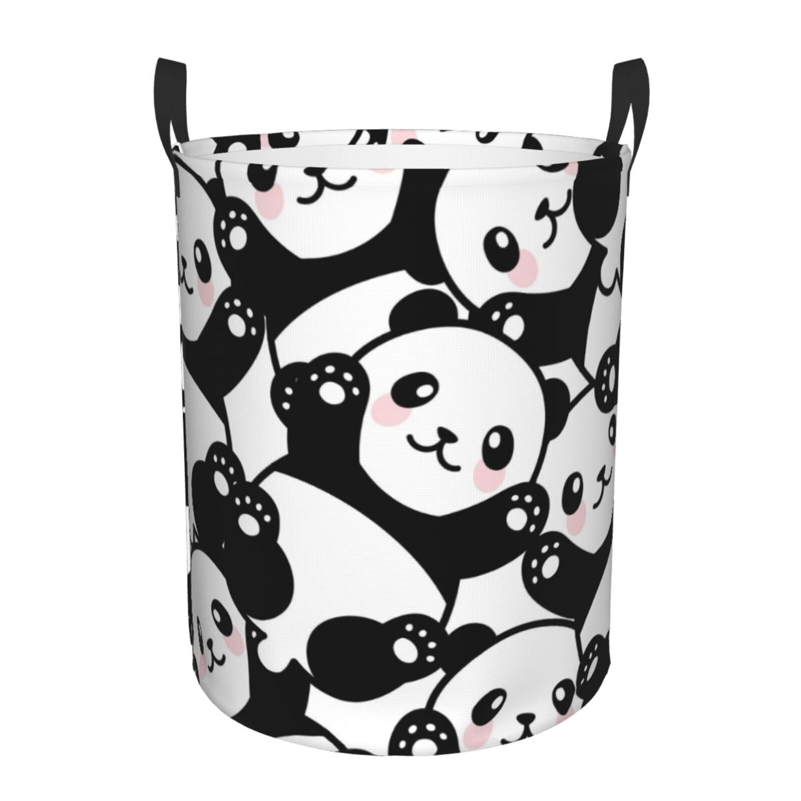 Bingfone Seamless Pattern Cute Panda Waterproof Foldable Laundry Hamper ...