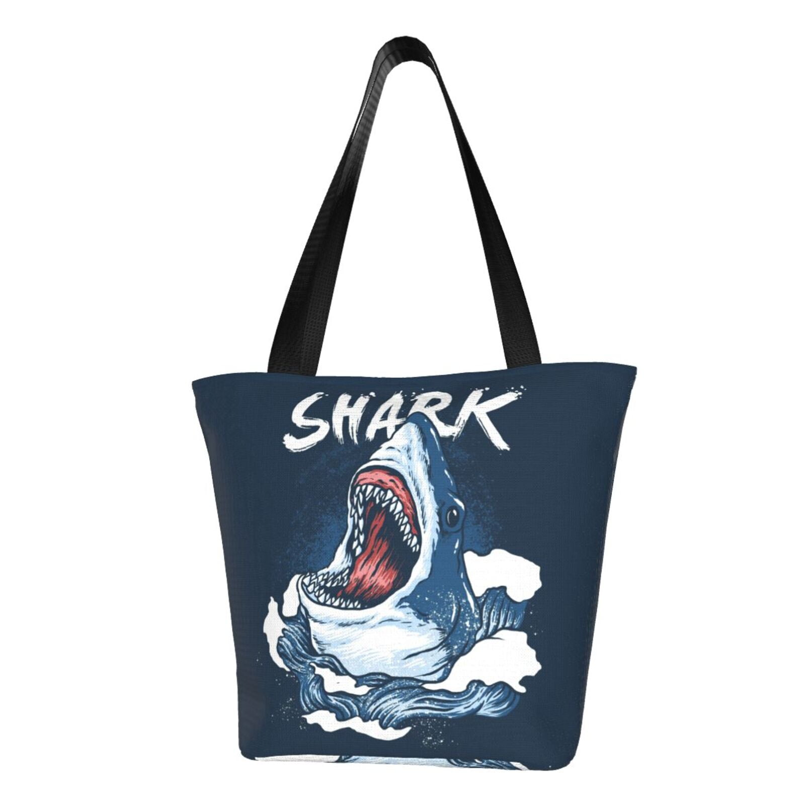 Bingfone Shark Women Shoulder Tote Bags Casual Bag Ladies Shopping ...