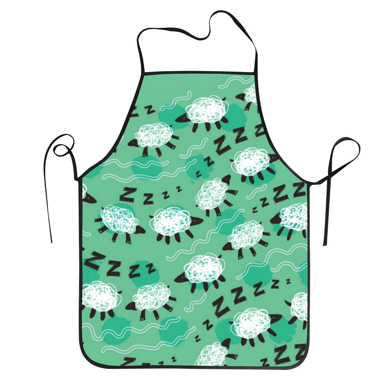 Bingfone Sheep Zzz for Tie-up Apron, Unisex Waterproof and Stain ...