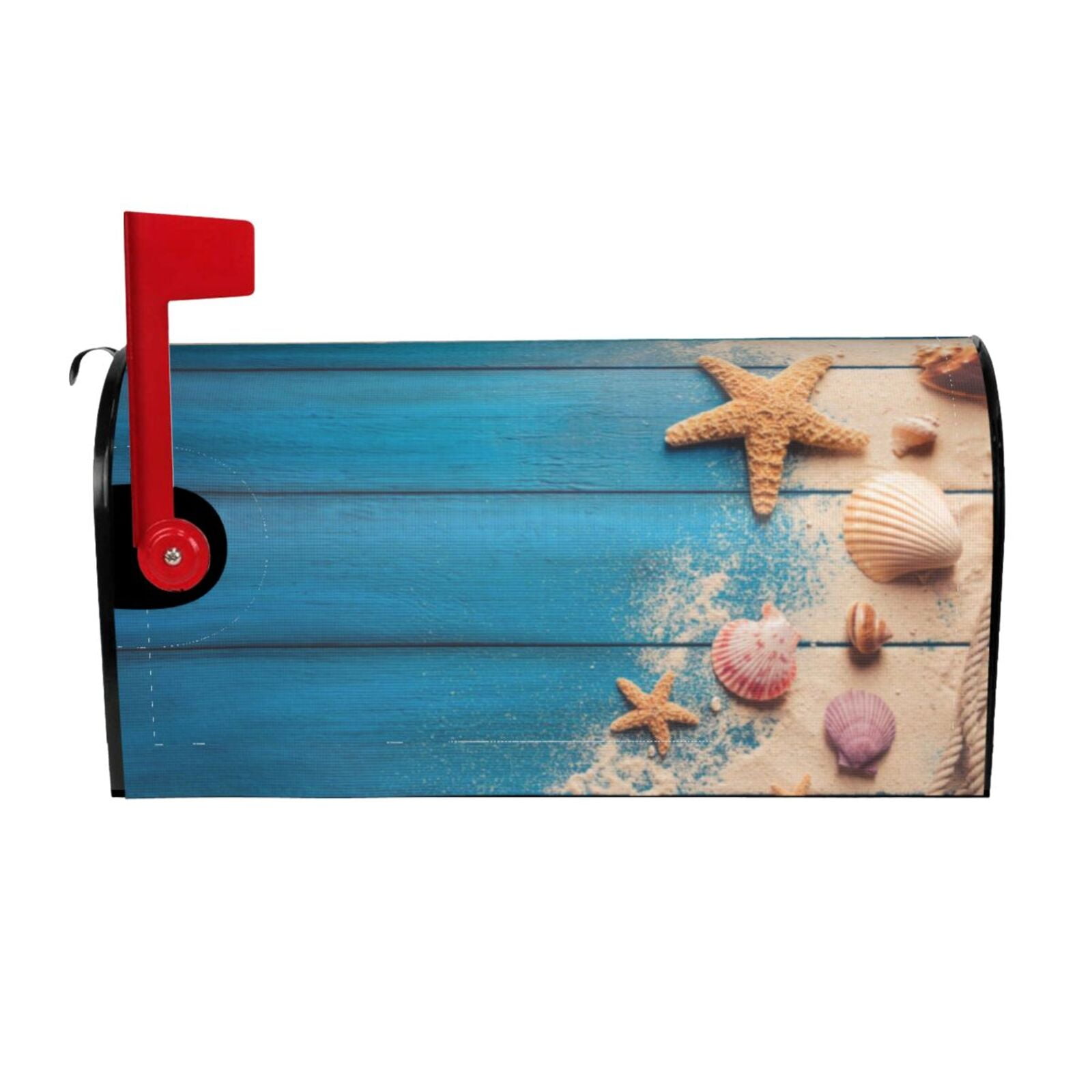 Bingfone Shells And Starfish Magnetic Mailbox Cover Standard Size For ...