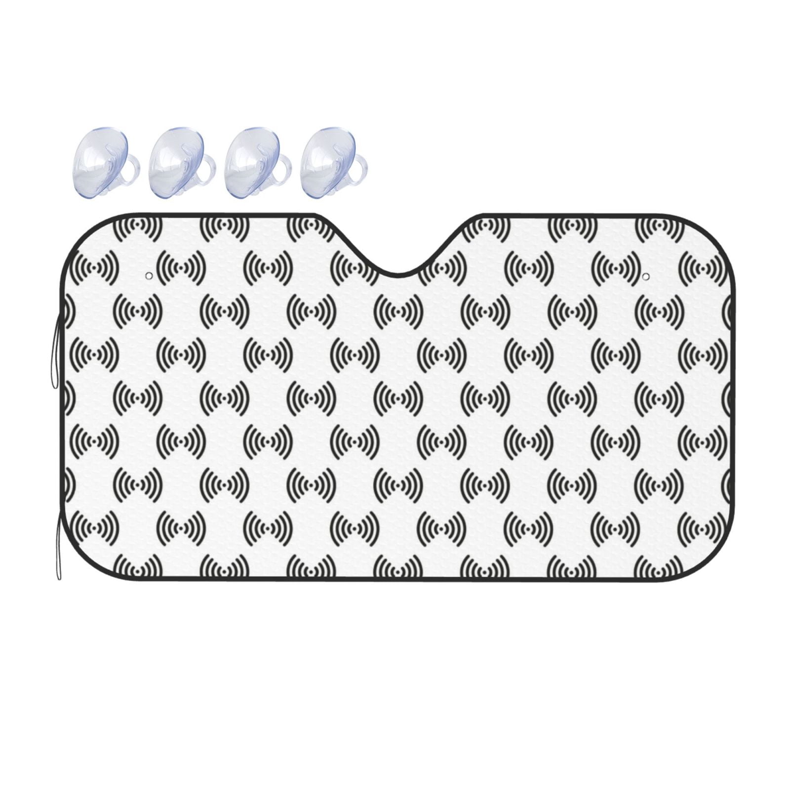 Bingfone Signal Icon Car Windshield Sunshade,Sun Foldable Sun Shield ...