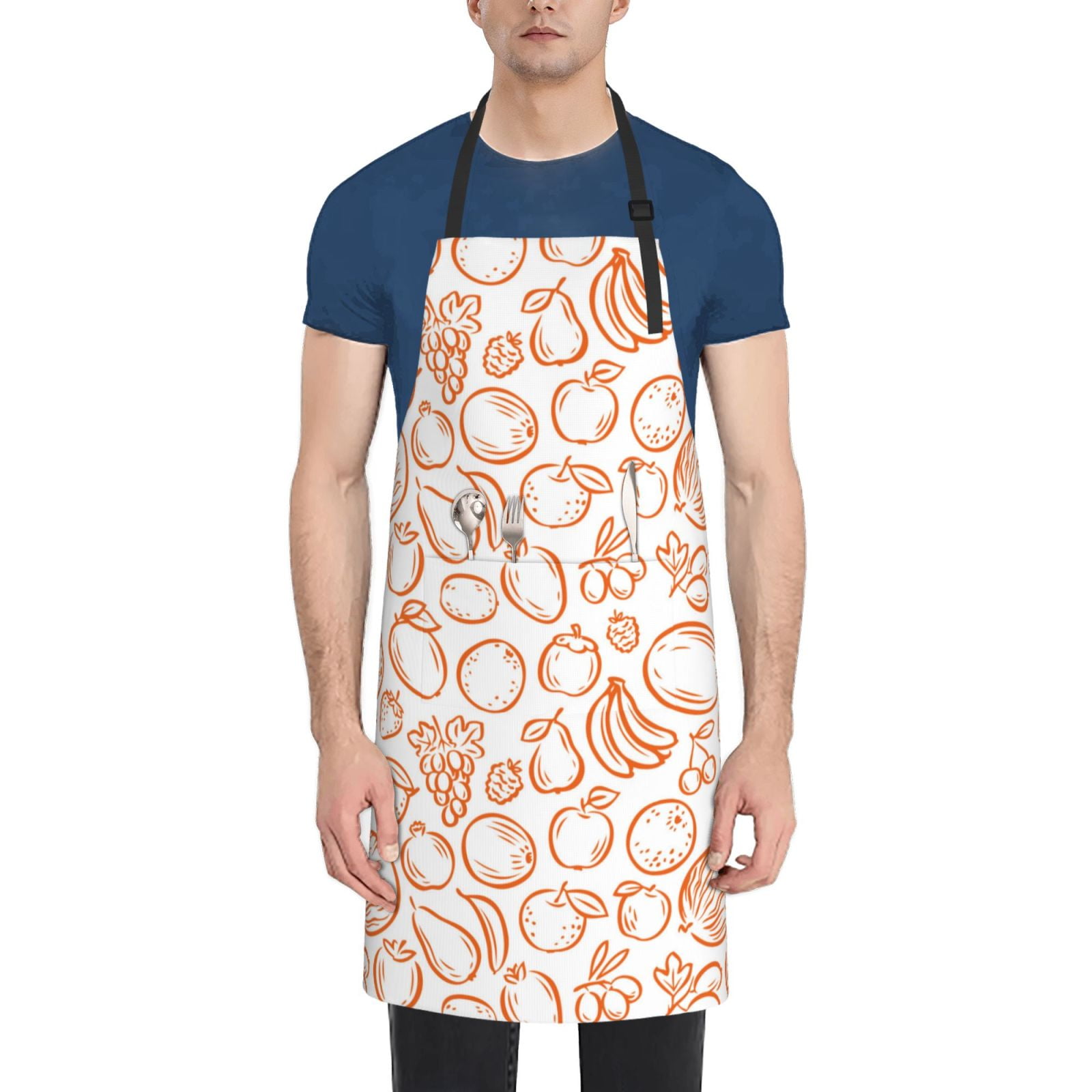 Bingfone Simple Fruit Apron Gifts For Men, Women Professional Grade ...