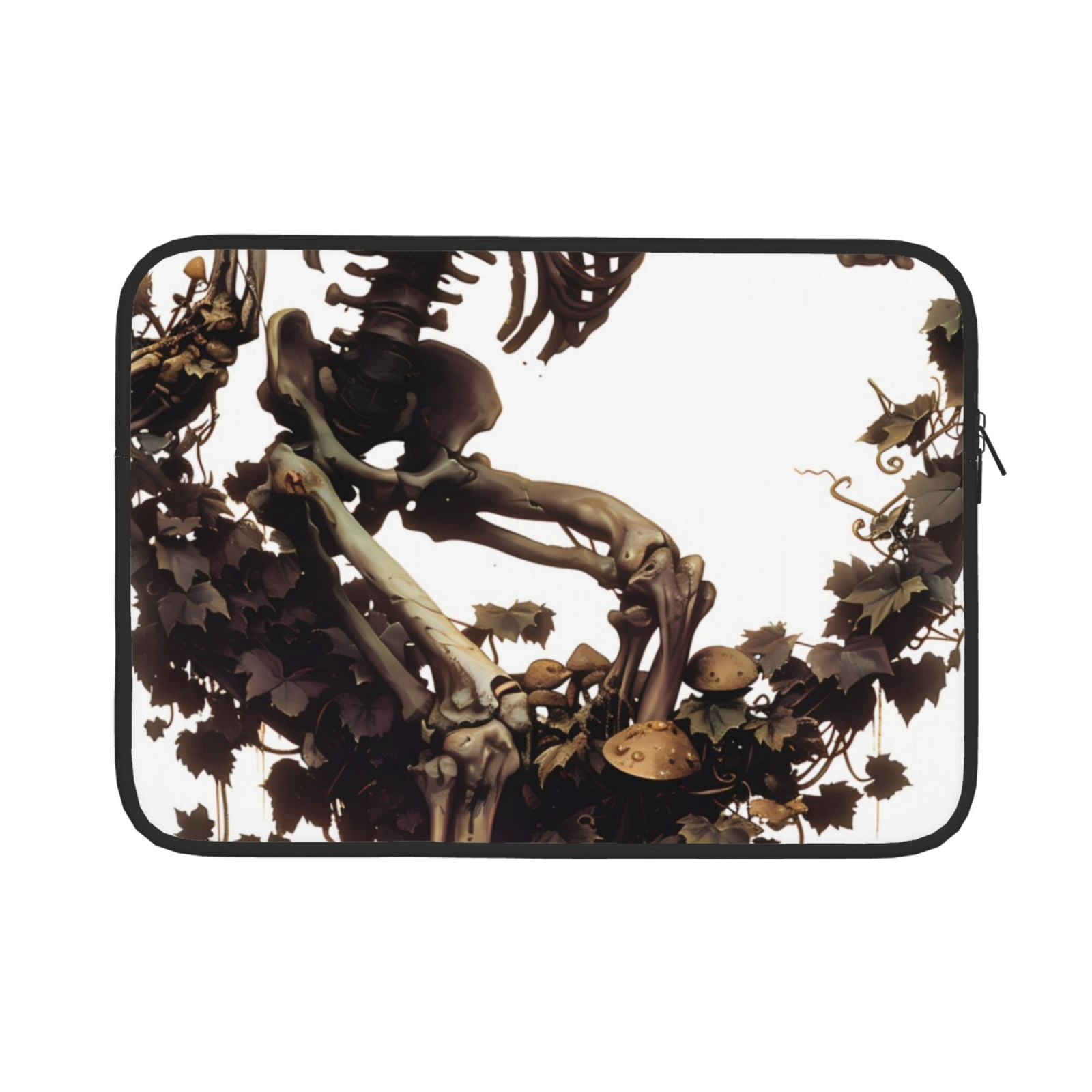 Bingfone Skeleton Dance with Mushrooms Laptop Sleeve Case 13 inch , 360 ...