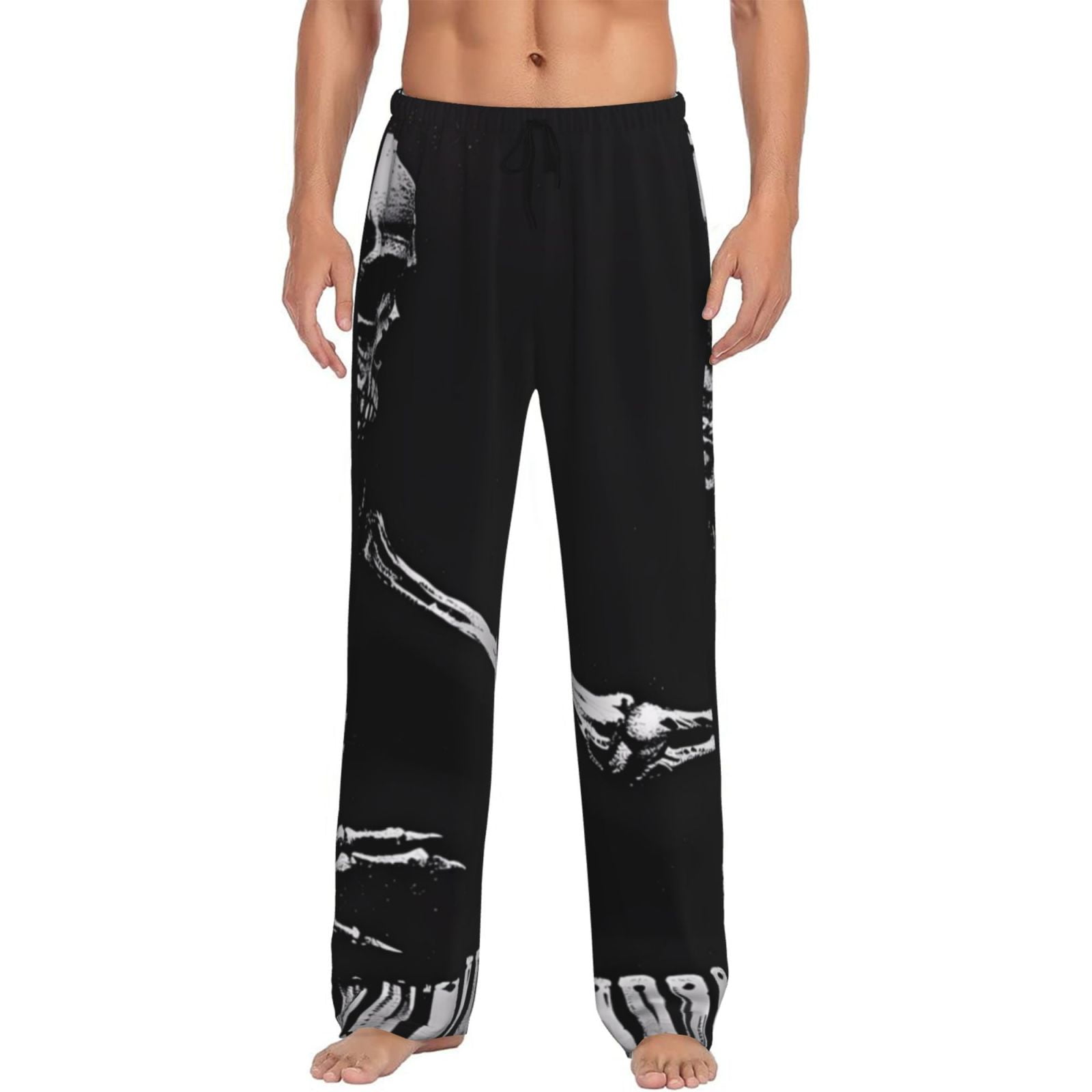 Bingfone Skeleton Playing Xylophone Mens All Over Print Sleep Pajama ...