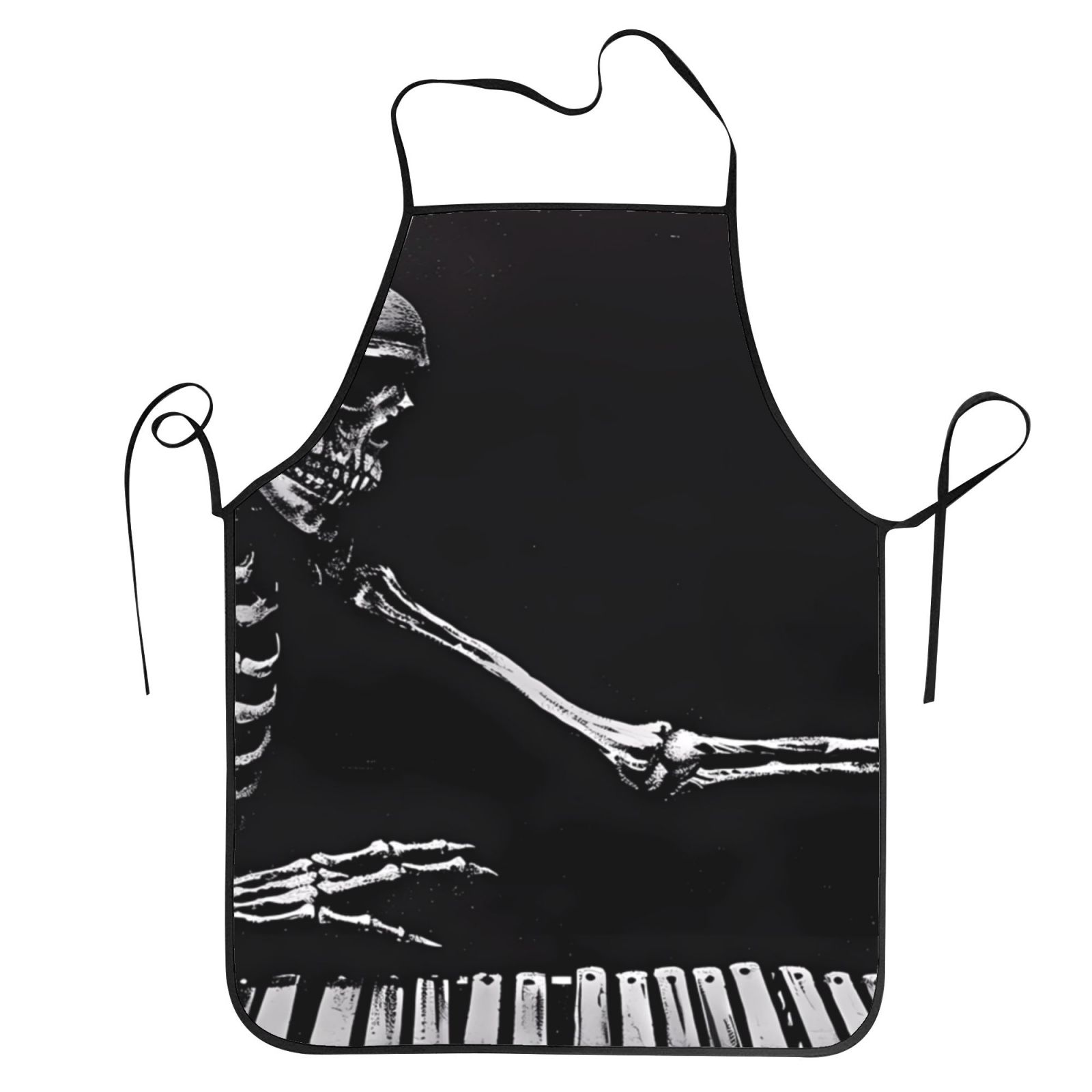 Bingfone Skeleton Playing Xylophone for Tie-up Apron, Unisex Waterproof ...