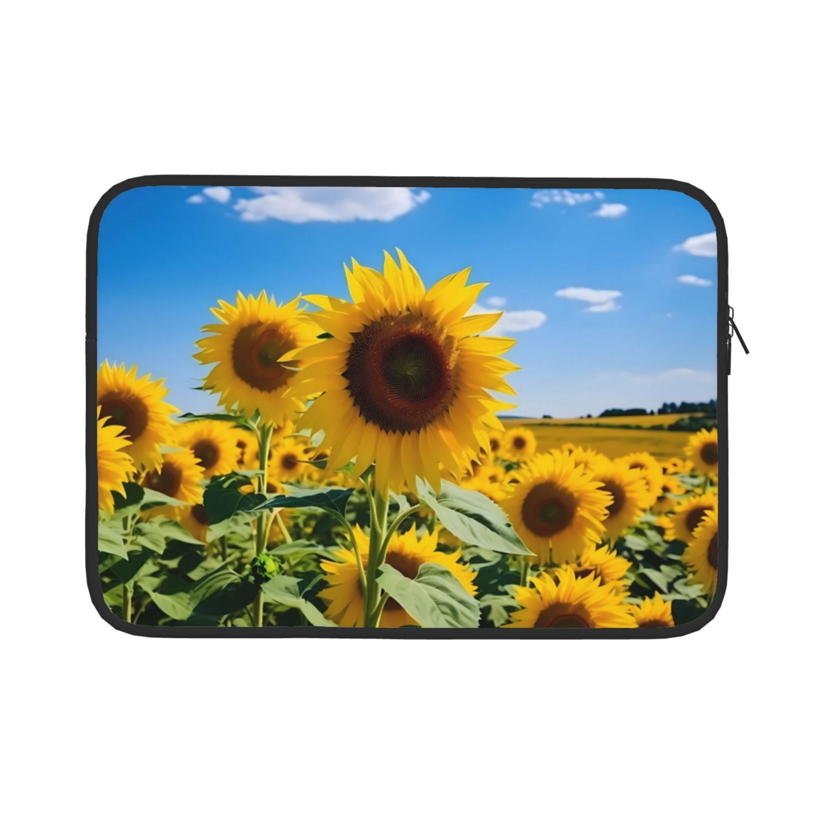Bingfone Sky Golden Sunflower Field B Laptop Sleeve Case 15 inch , 360 ...