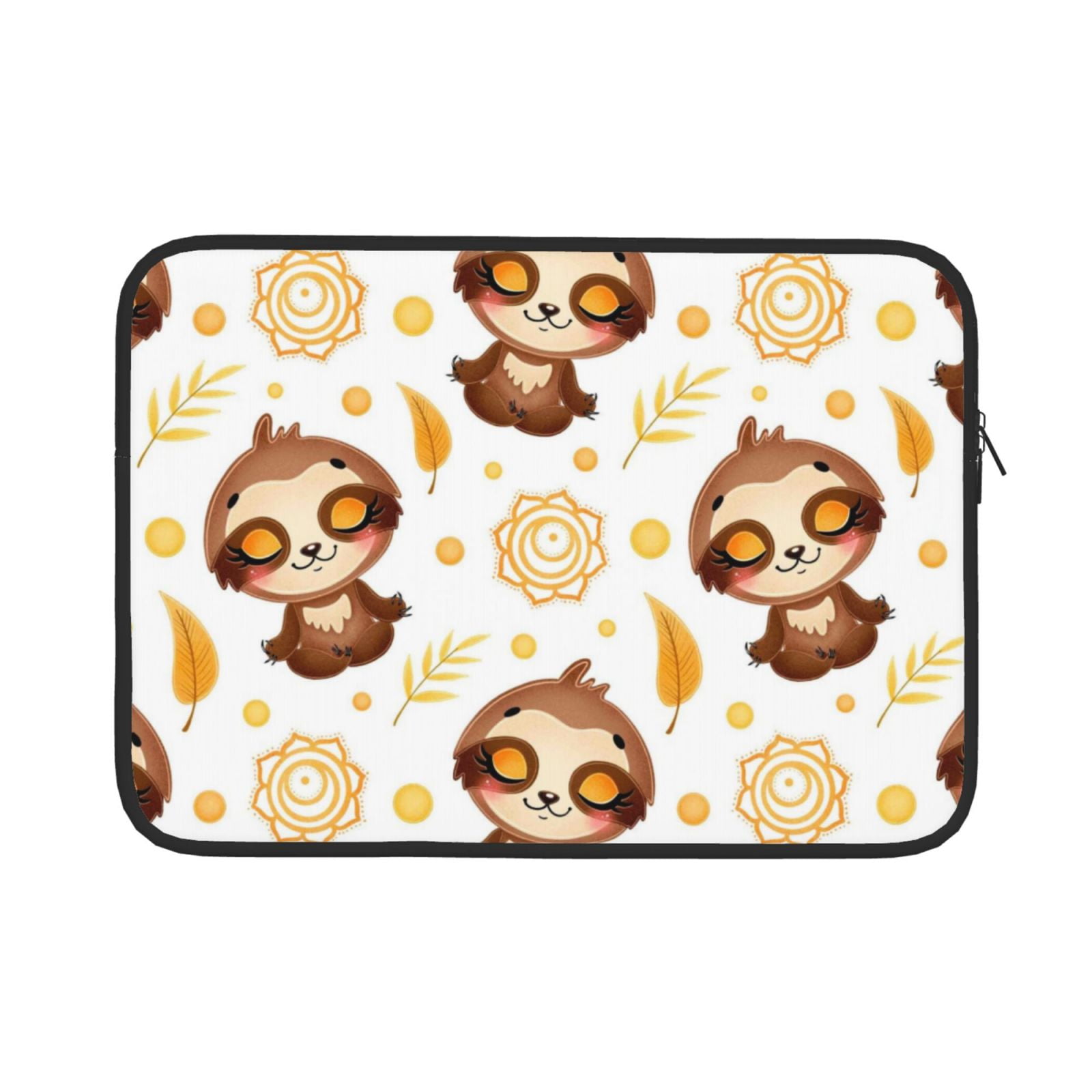 Bingfone Sloth Yoga Laptop Sleeve Case 15 Inch, 360° Protective ...