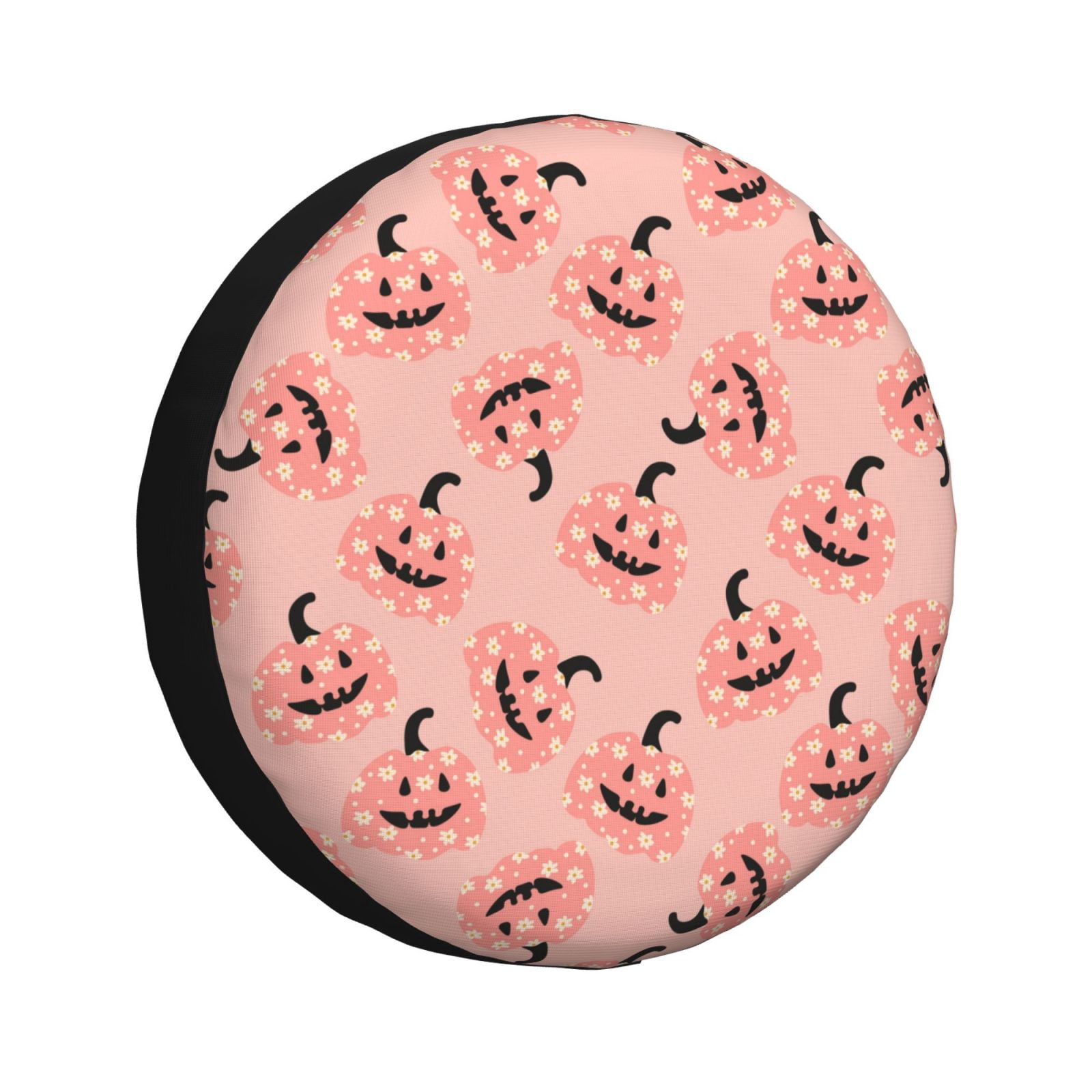 Bingfone Smiling Pink Pumpkins Spare Tire Cover Weatherproof Universal ...