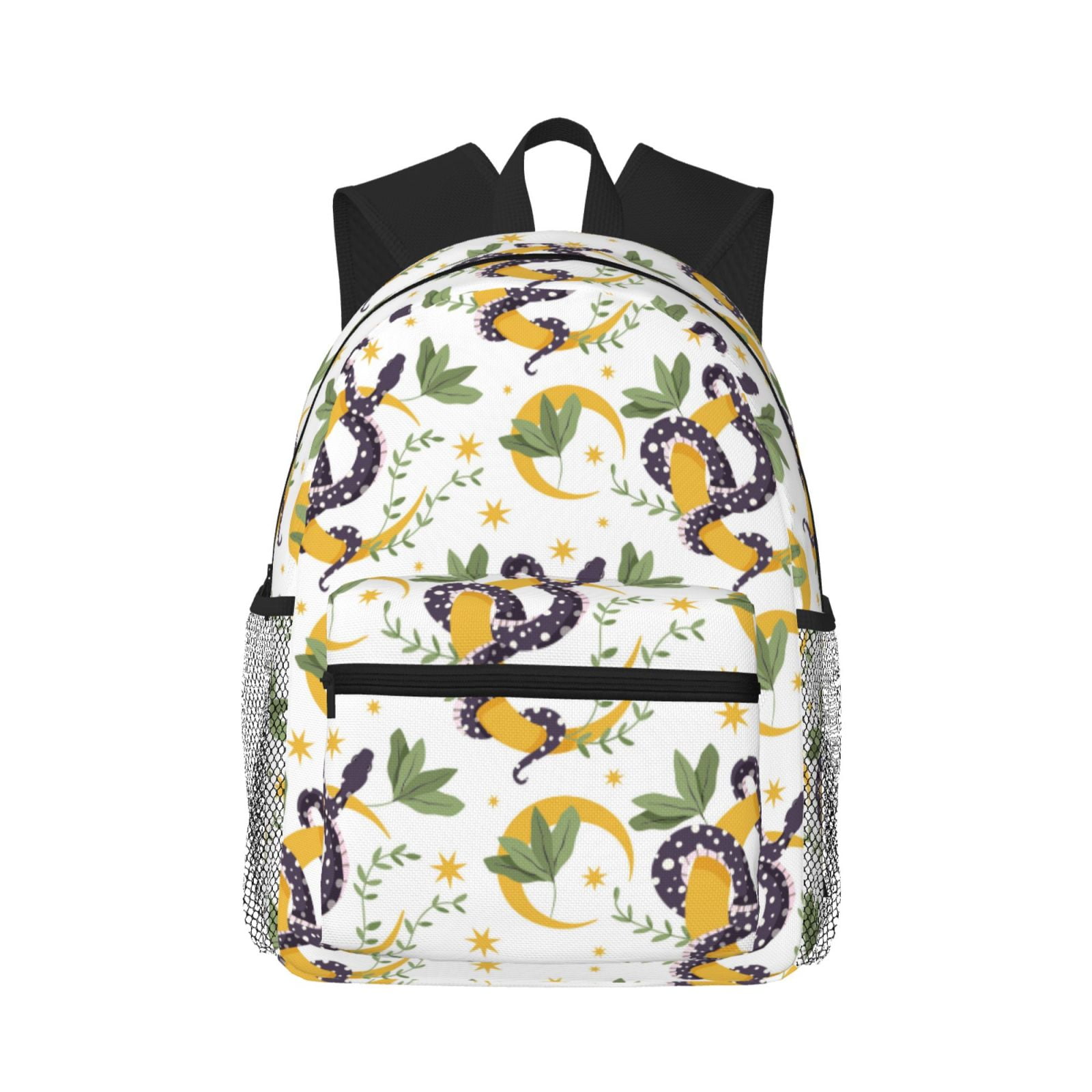 Bingfone Snake And Moon Kids Backpack Girls And Boys Classic School ...