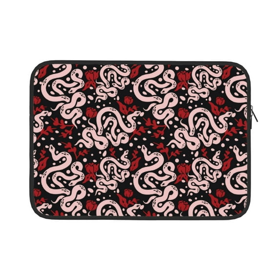 Bingfone Snake And Rose Laptop Sleeve Case 13 inch , 360° Protective ...