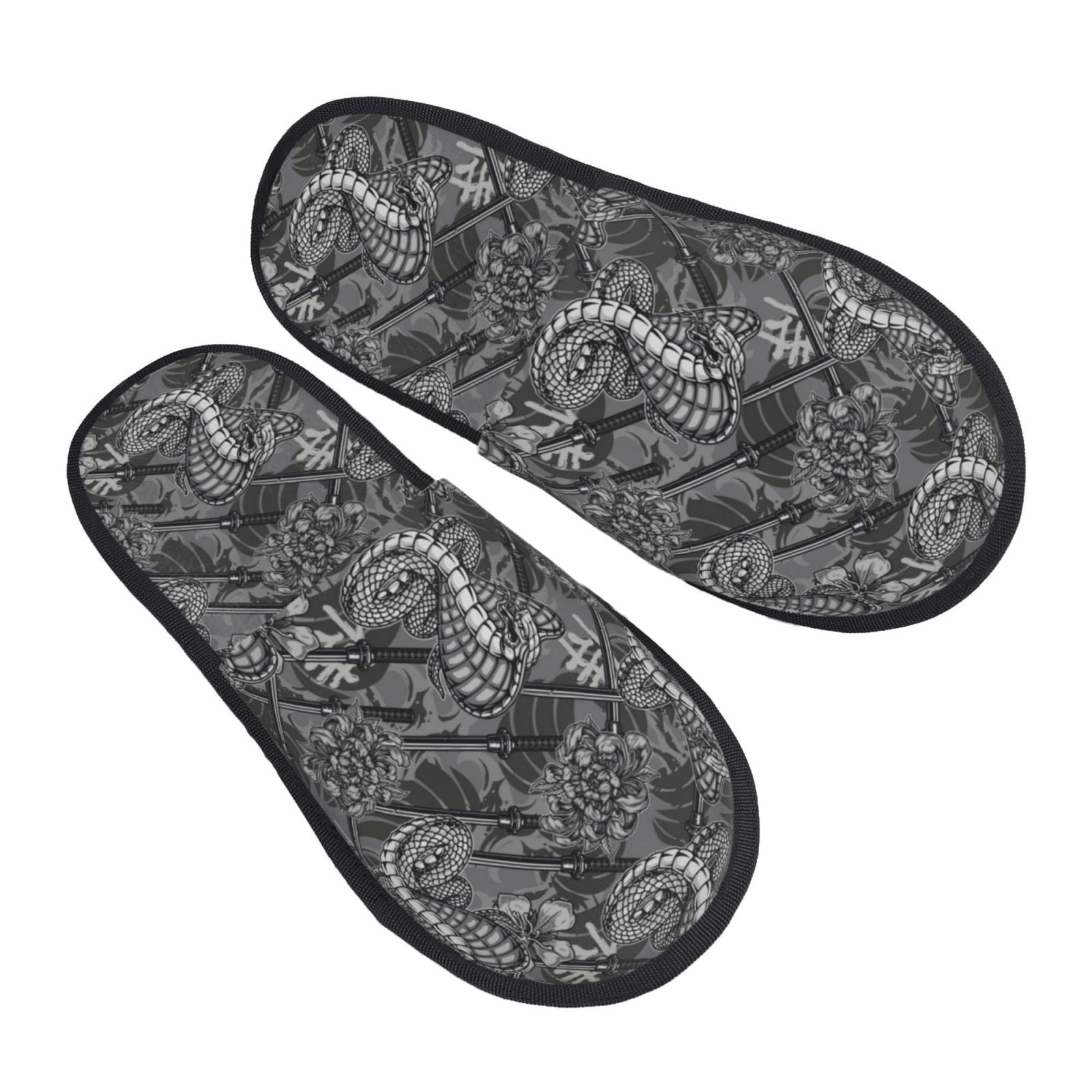 Bingfone Snake House Slippers for Women Men with Soft Rubber Sole Slip ...