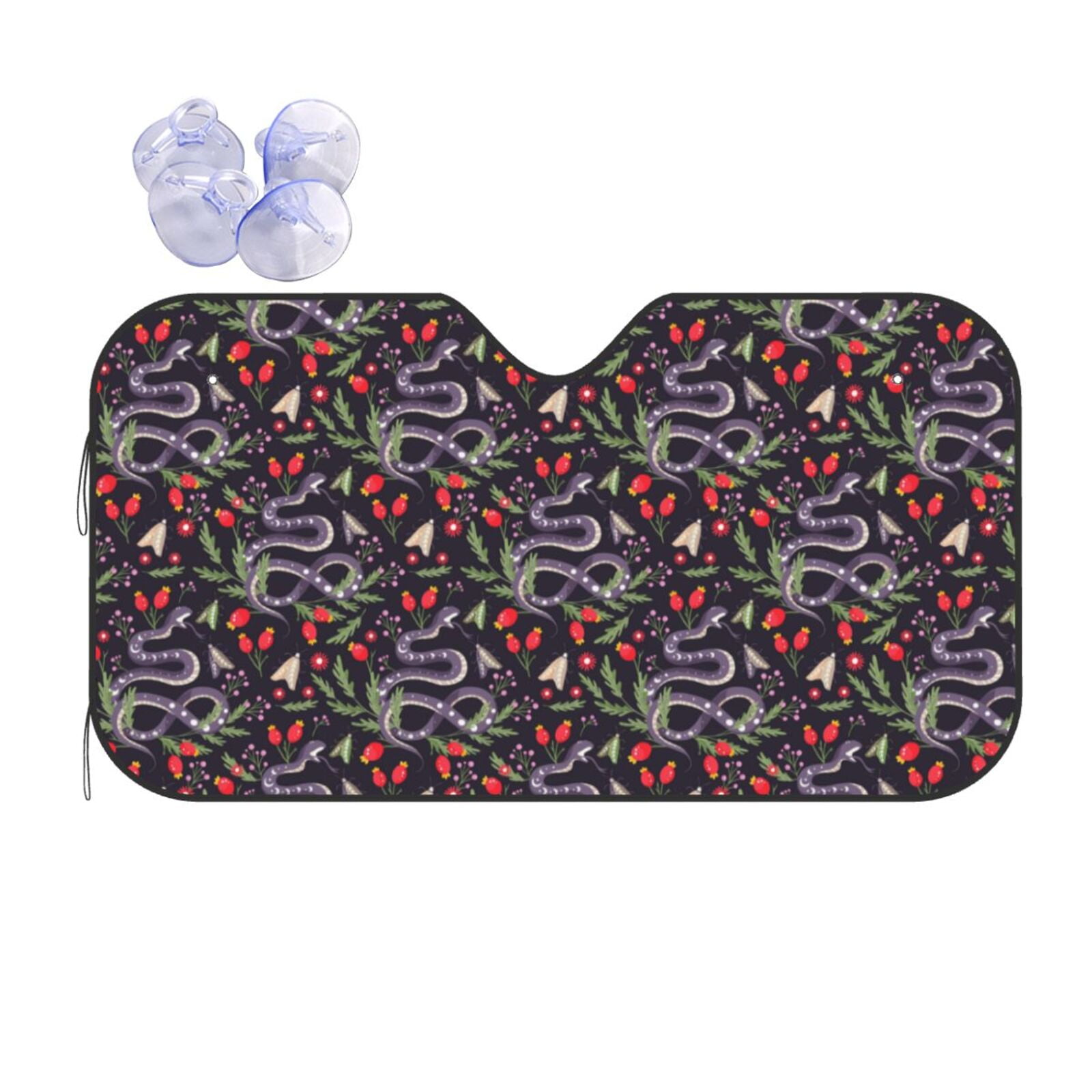 Bingfone Snakes And Snake Fruit Car Windshield Sun Shade Protector Keep ...