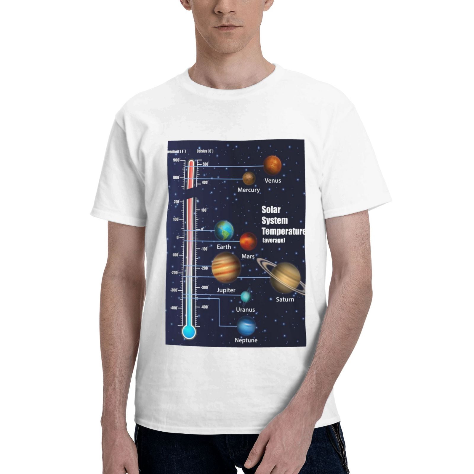 Bingfone Solar System Men'S Loose Fit Short-Sleeve Pocket T-Shirt ...