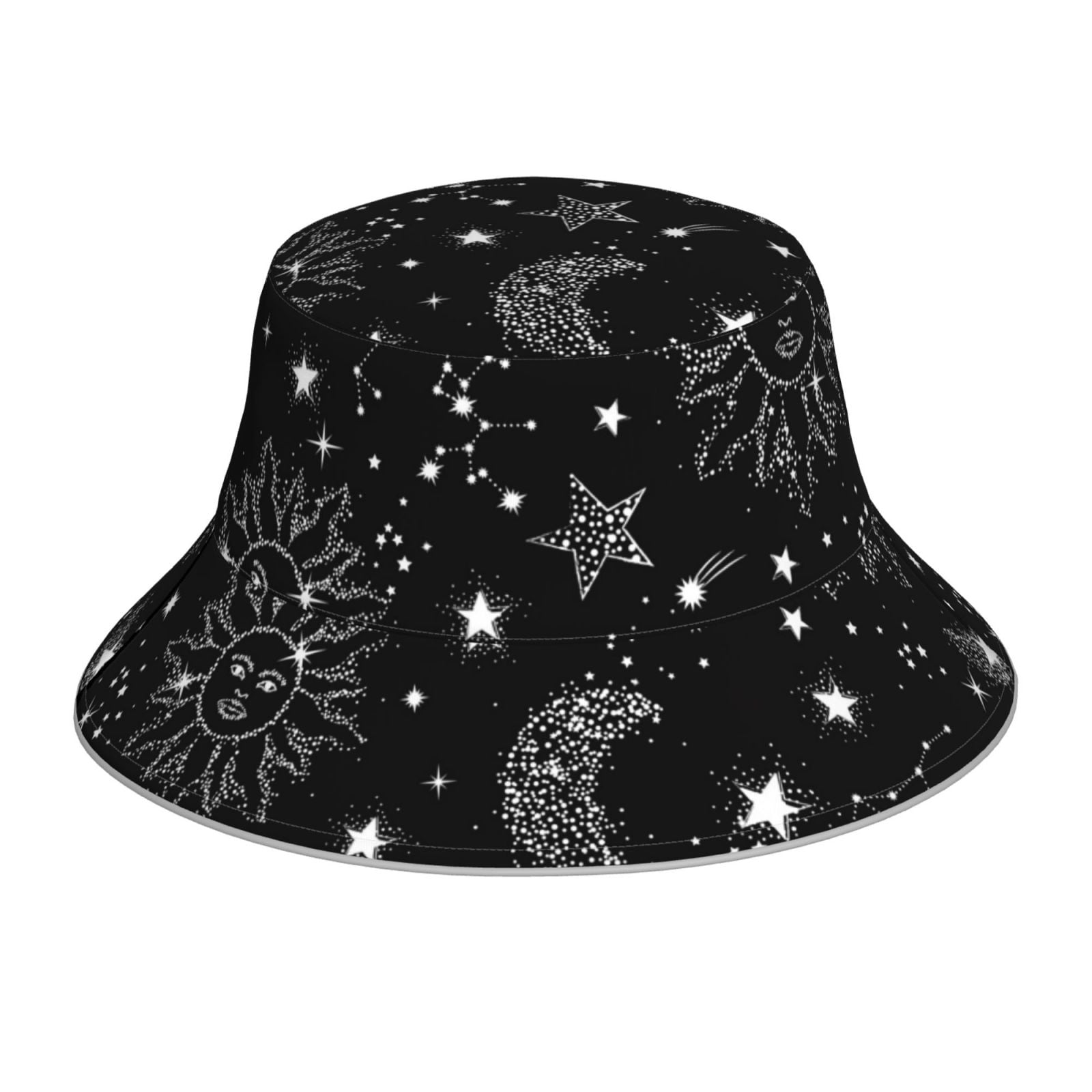Bingfone Space Galaxy Bucket Hat For Men Women,Packable Reversible ...