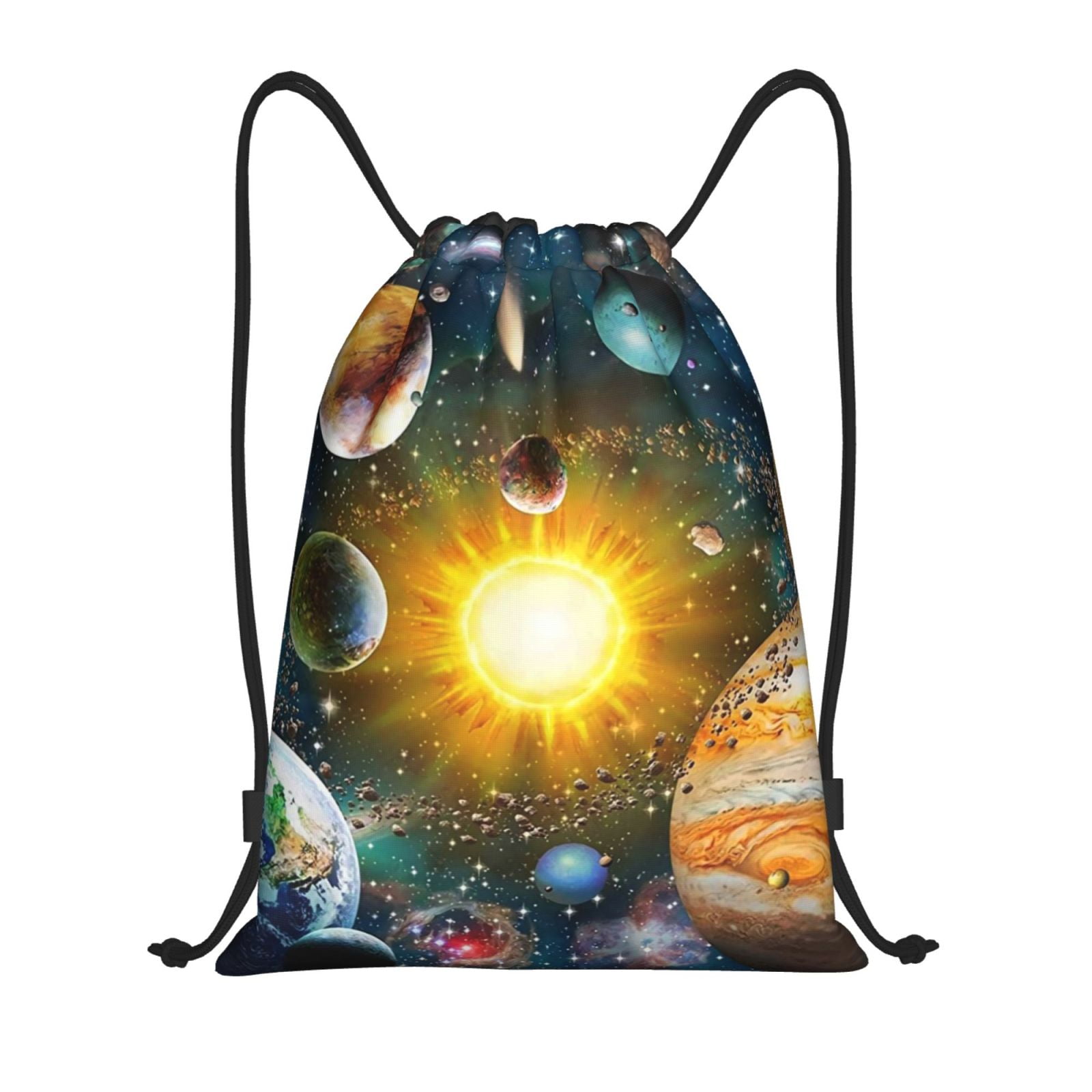 Bingfone Space Planet Drawstrings Backpacks Bags For Men Women Gym ...