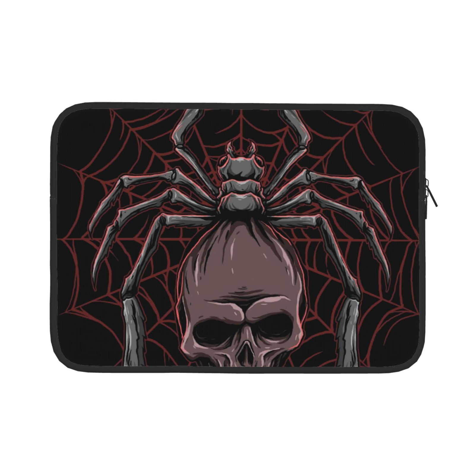 Bingfone Spider With Skull Laptop Sleeve Case 15 Inch, 360° Protective ...