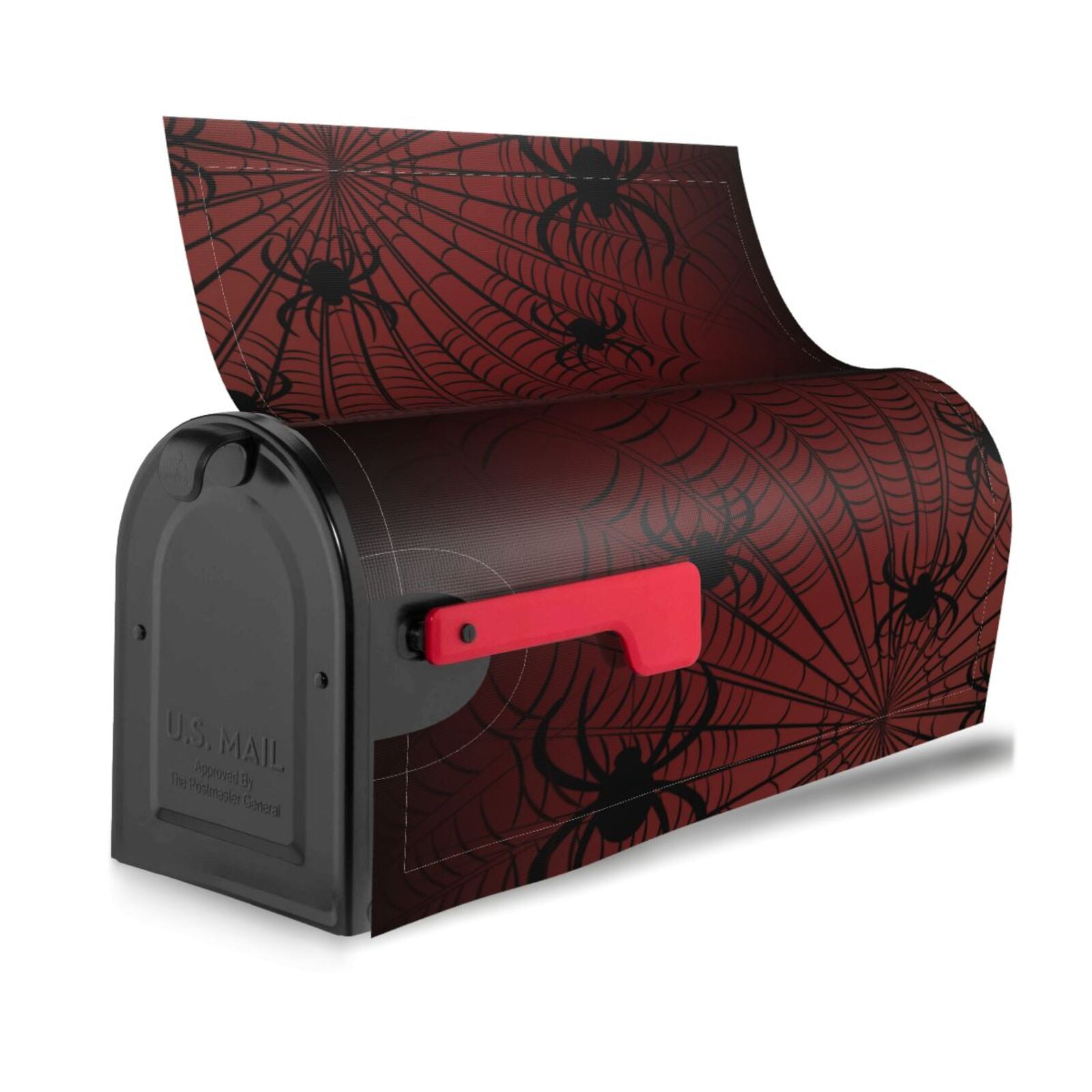 Bingfone Spiders On A Web Magnetic Mailbox Cover Standard Size for ...