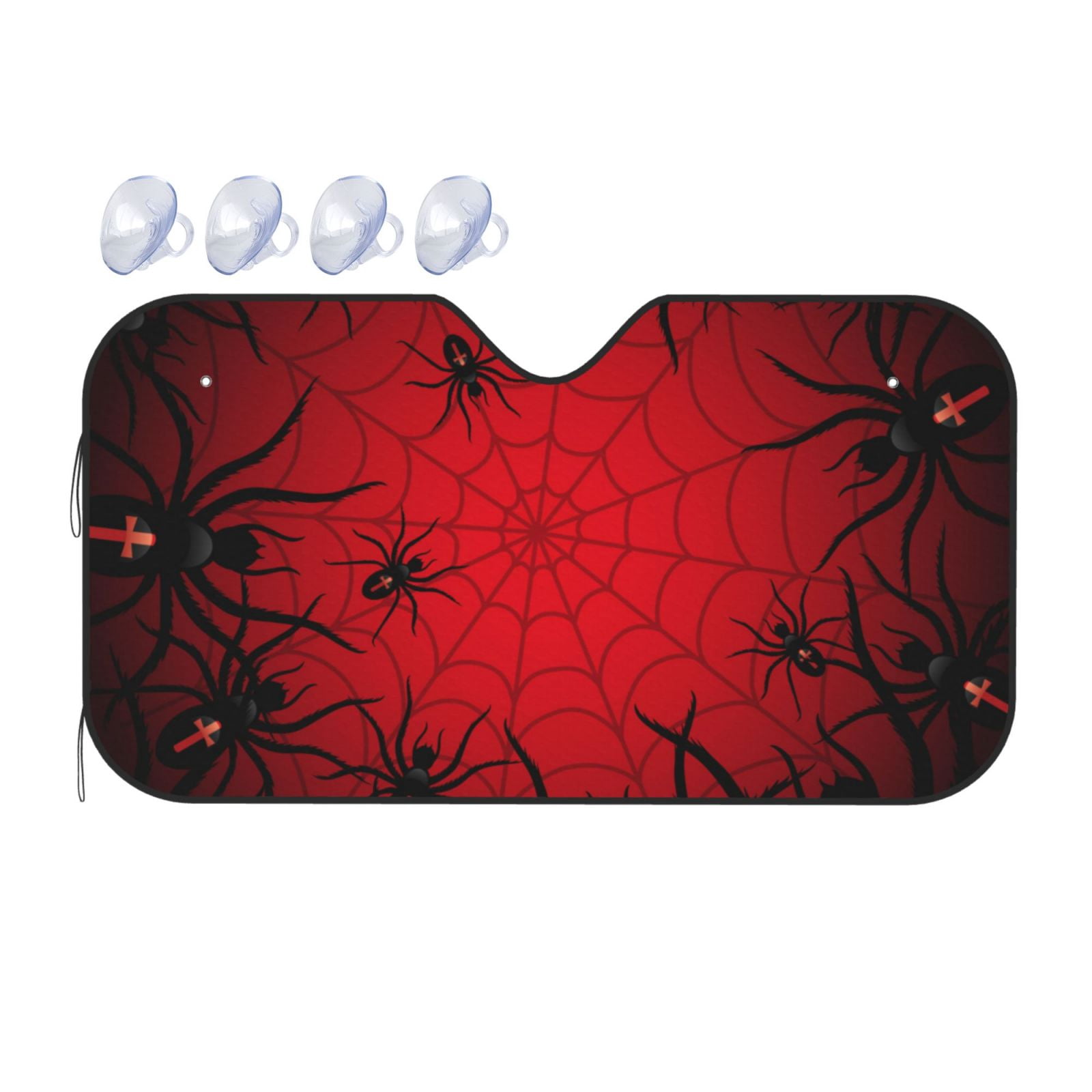 Bingfone Spiders On The Web And Space Car Windshield Sunshade,Sun ...
