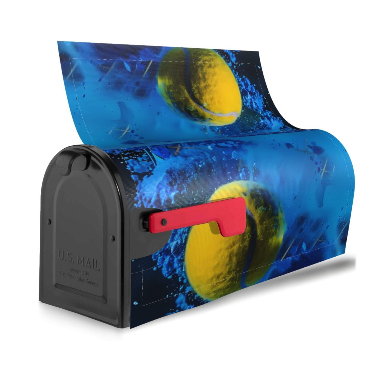Bingfone Sports Tennis Ball Magnetic Mailbox Cover Standard Size for ...