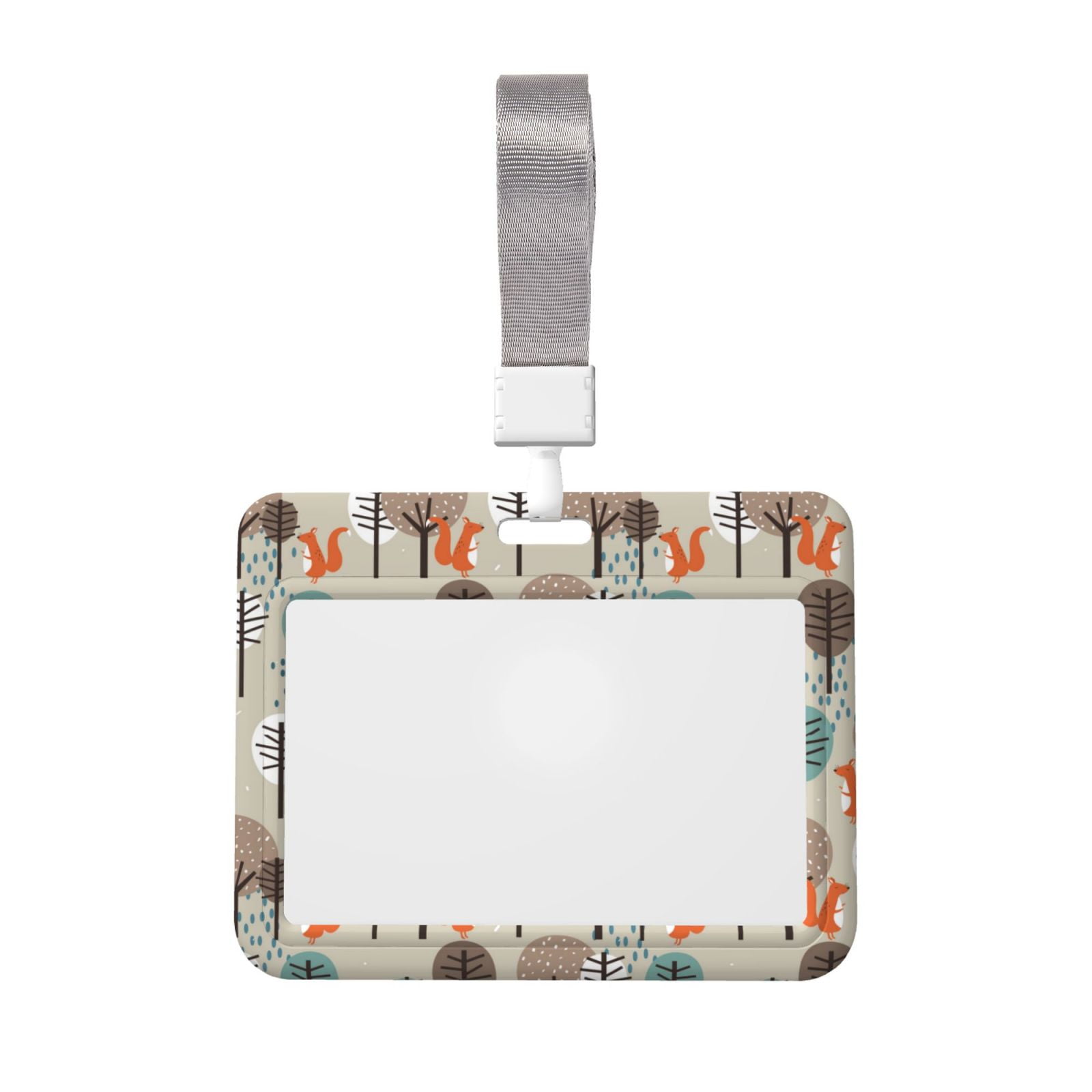 Bingfone Squirrels and Trees Card Badge Holder,for Girls Girly Women 4 ...