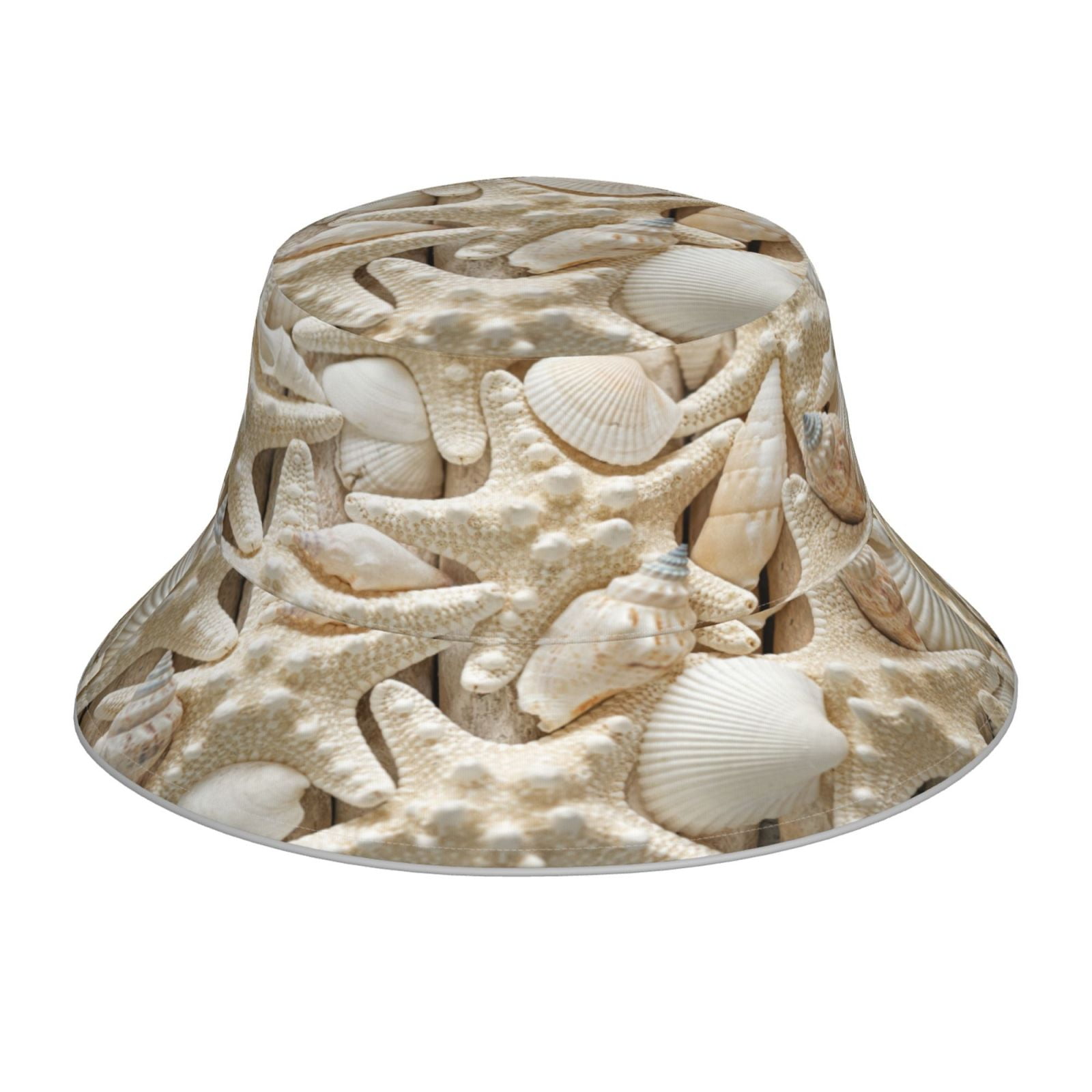 Bingfone Starfish And Sea Shells Bucket Hat For Men Women,Packable ...
