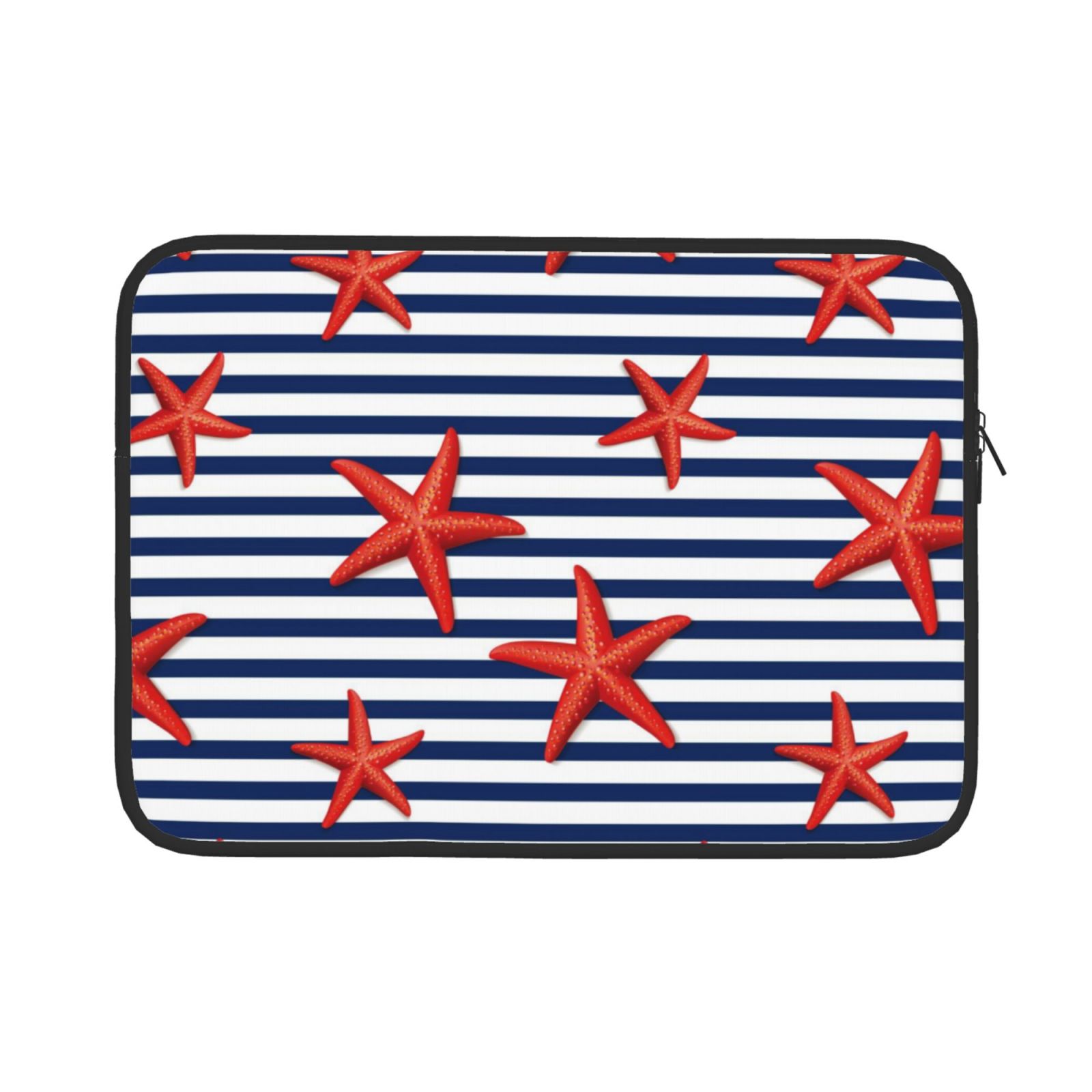 Bingfone Starfish Navy Blue Stripe Laptop Sleeve Case 13 Inch, 360 ...