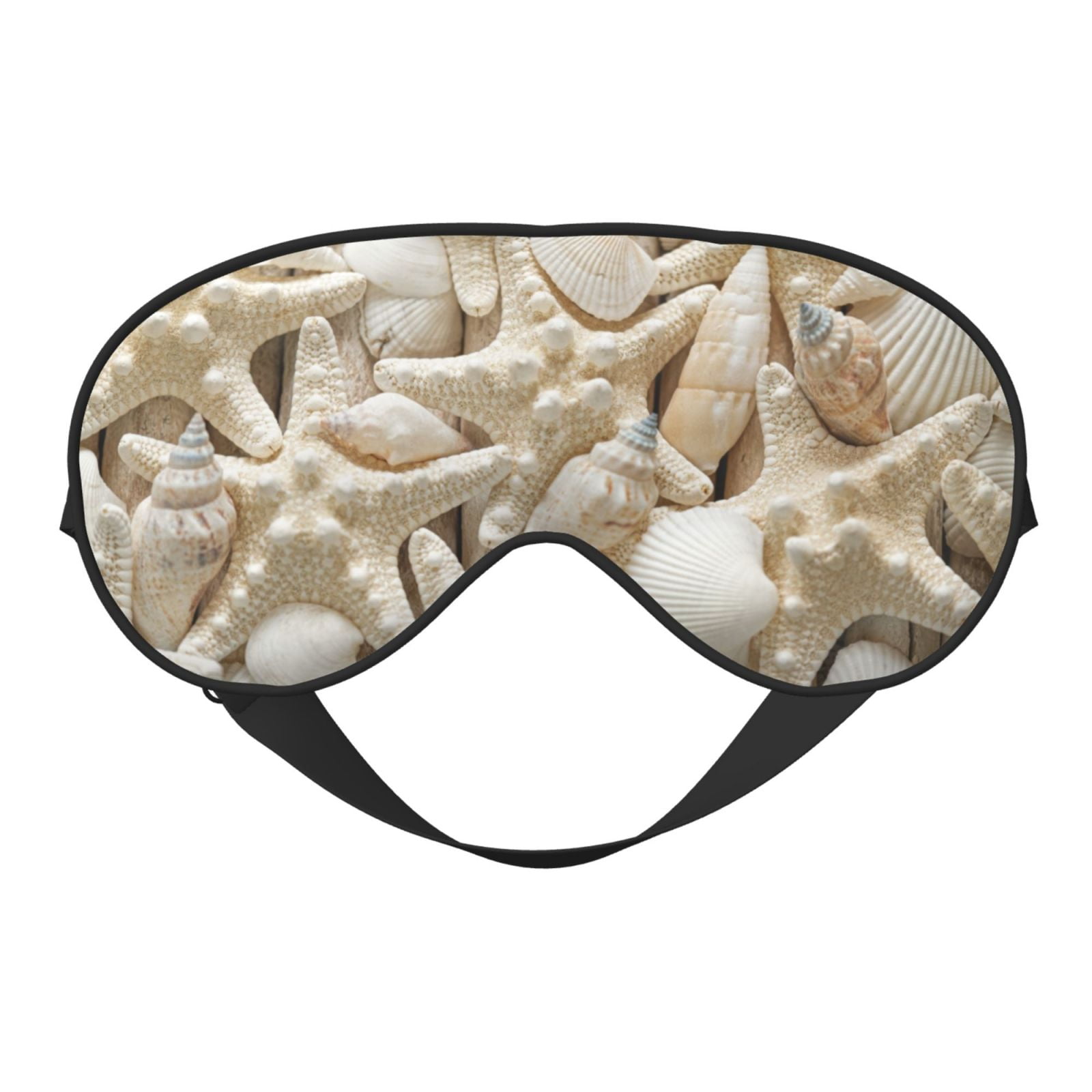 Bingfone Starfish and Sea Shells for Sleep Mask Eye Mask for Sleeping ...