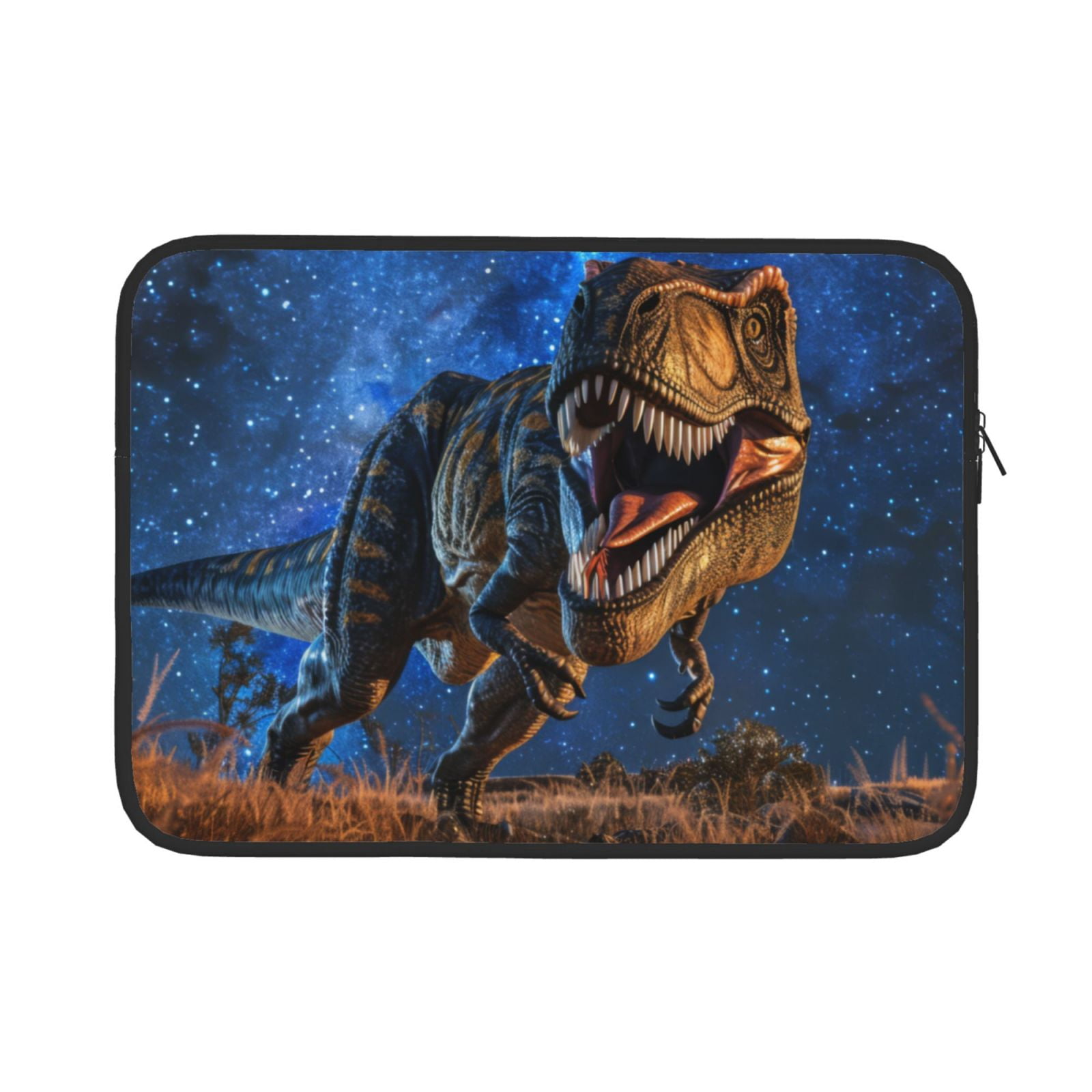 Bingfone Starry Night Charging Dinosaur Laptop Sleeve Case 13 inch ...