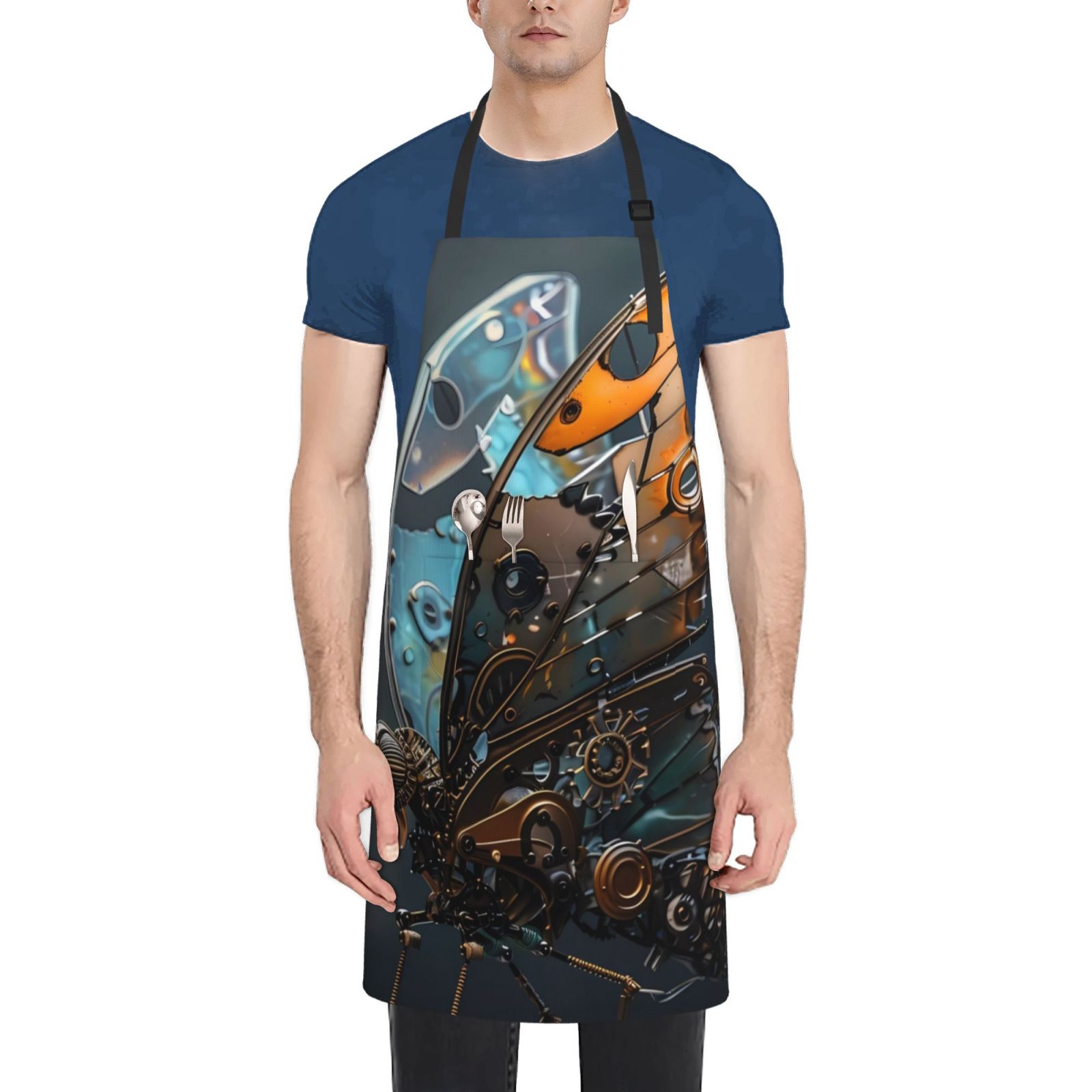Bingfone Steampunk Mechanical Butterfly Apron Gifts For Men, Women ...