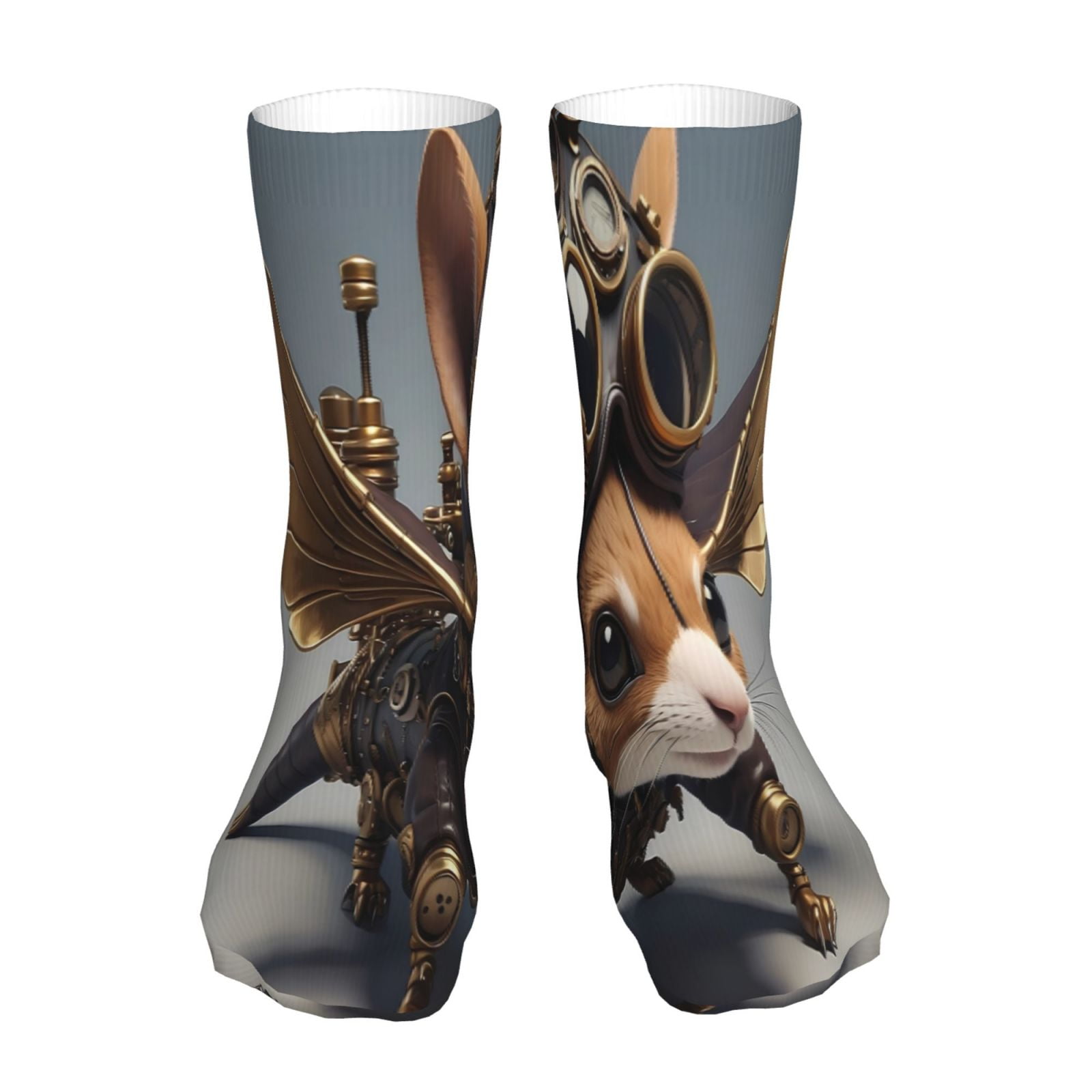 Bingfone Steampunk Squirrel Pilot Prirnt Women's Men's Fun Pattern and ...