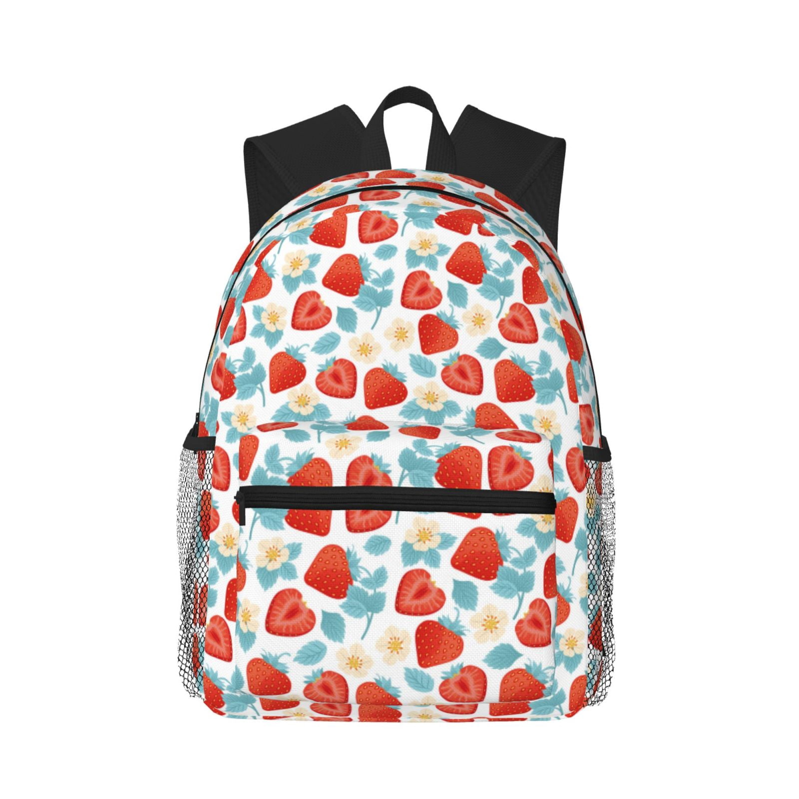 Bingfone Strawberries Kids Backpack Girls And Boys Classic School ...
