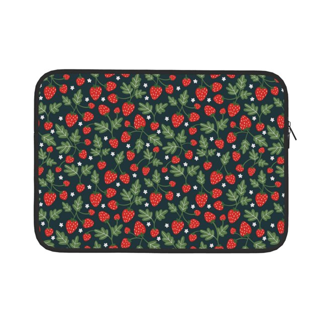 Bingfone Strawberry Laptop Sleeve Case 13 inch , 360° Protective ...