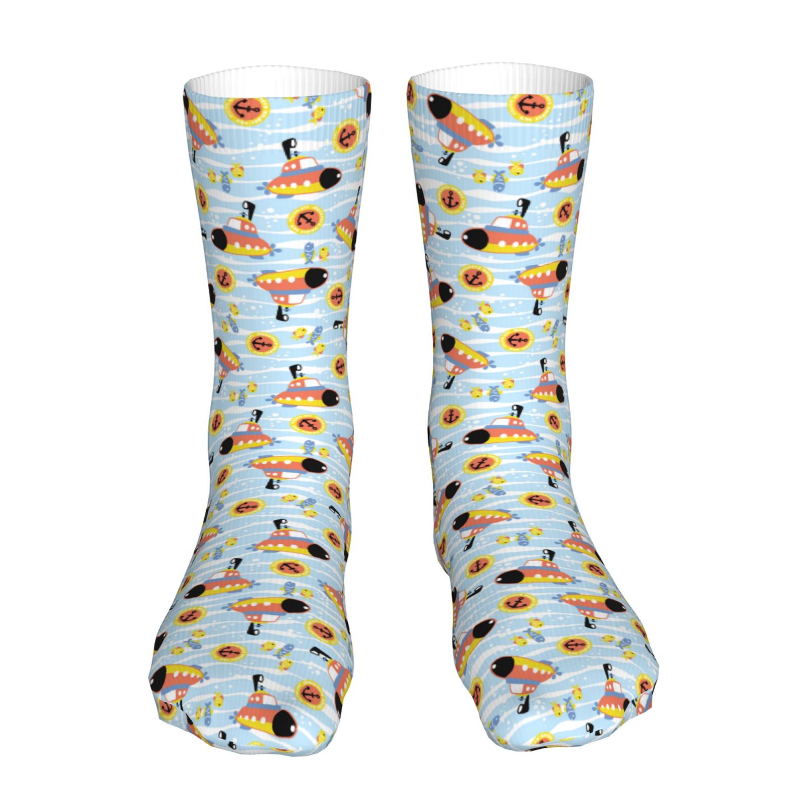 Bingfone Submarine With Fishes Undersea Prirnt Women's Men's Fun ...