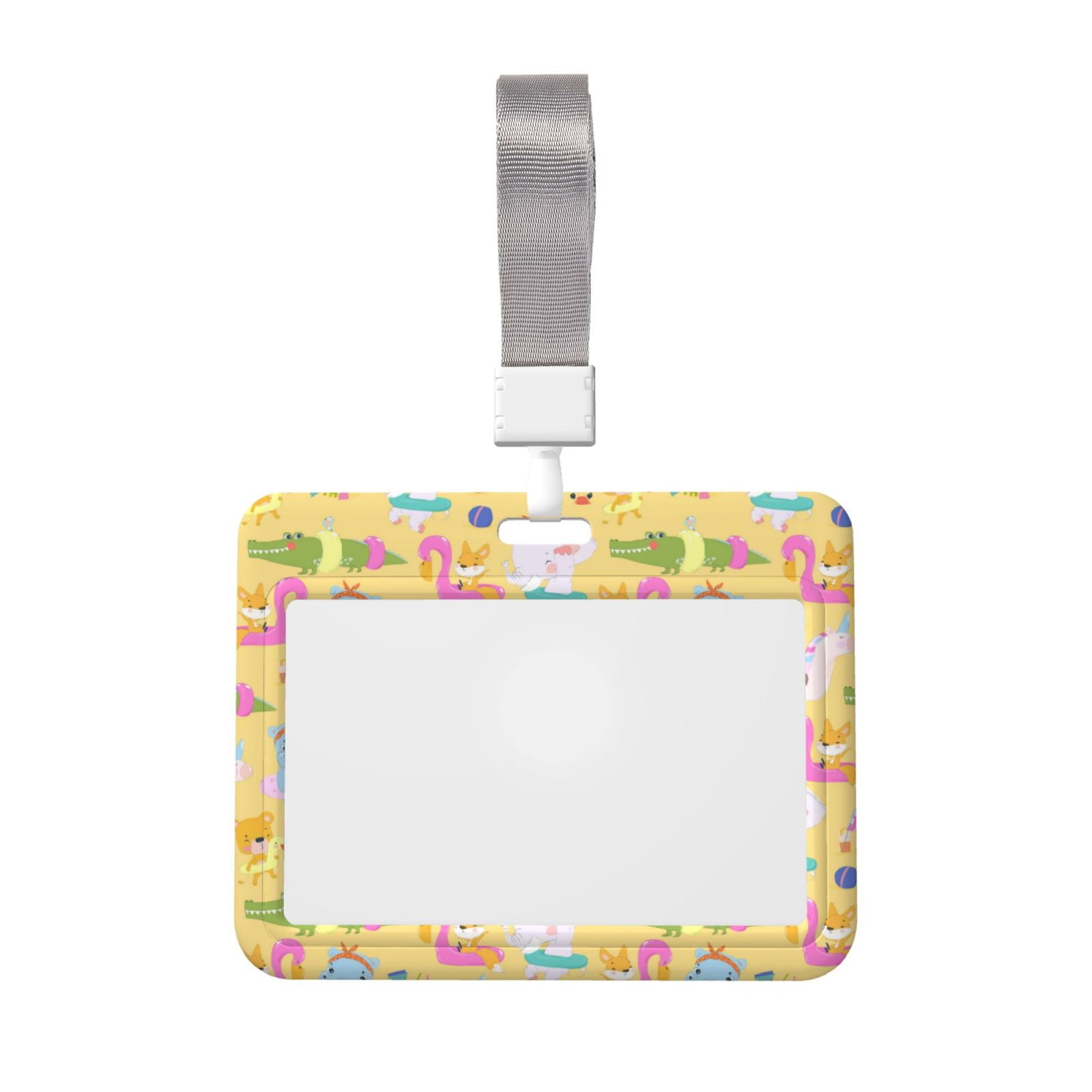 Bingfone Summer Animals Card Badge Holder,for Girls Girly Women 4 x 3 ...