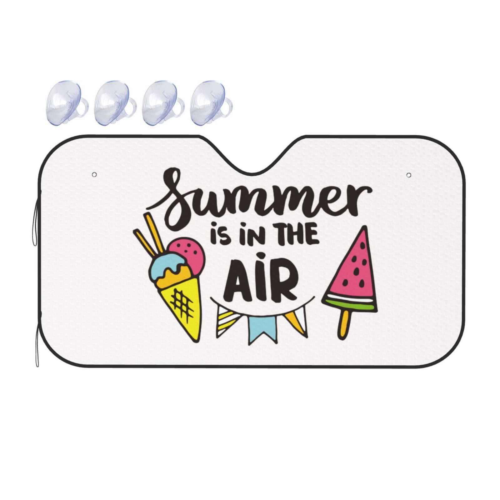 Bingfone Summer Is In The Air Car Windshield Sunshade,Sun Foldable Sun ...